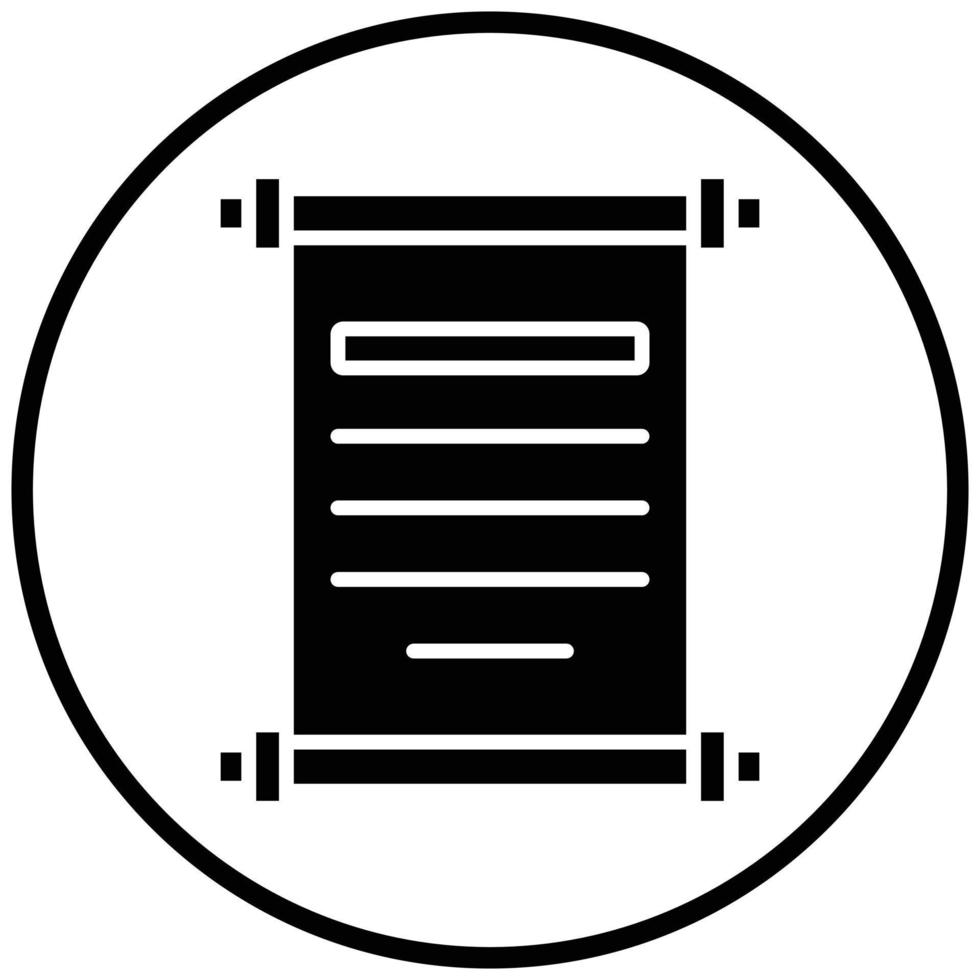 Opened Scroll Icon Style 9485555 Vector Art at Vecteezy