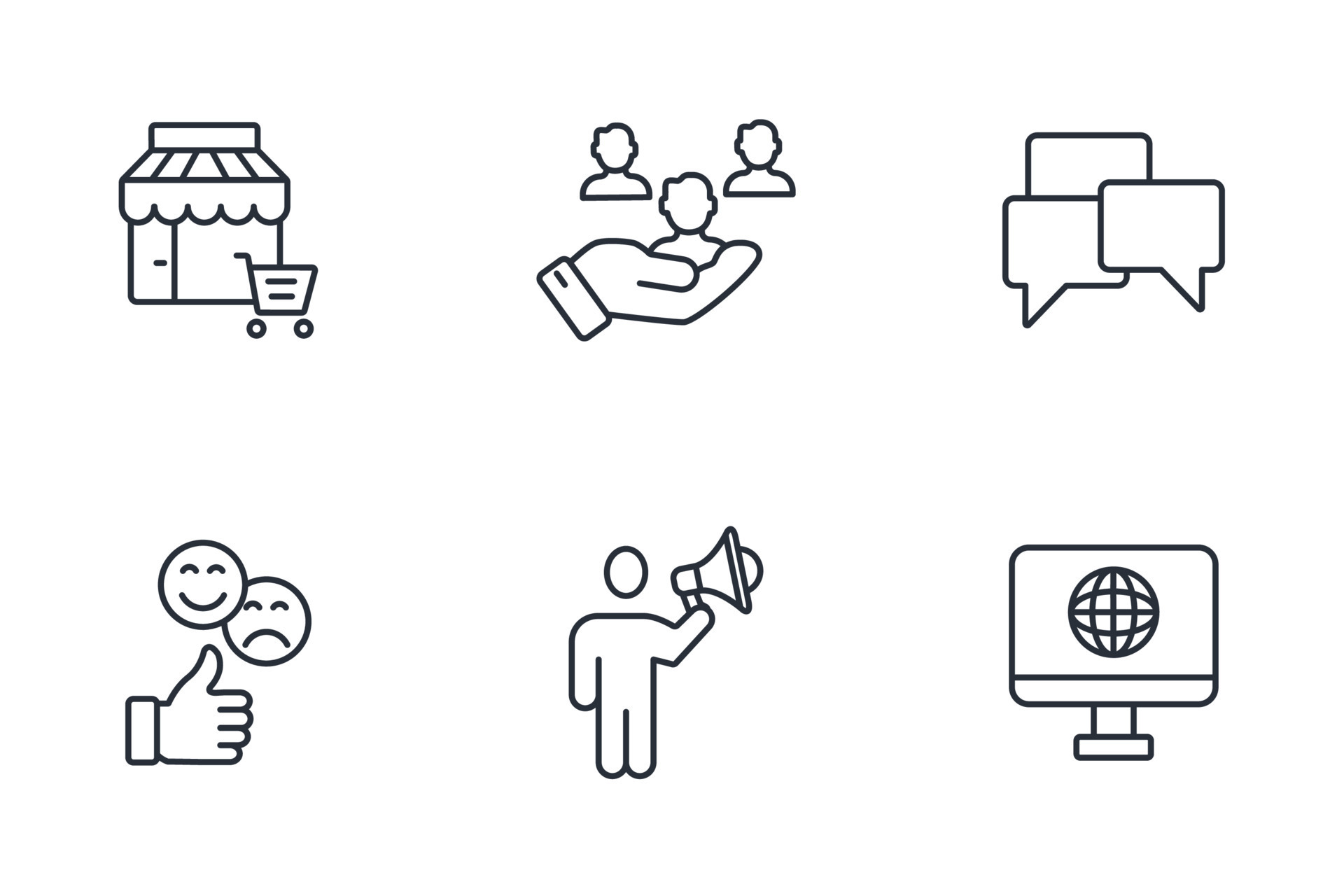 B2C, business to consumer icons set . B2C, business to consumer pack ... B2C, business to consumer icons set . B2C, business to consumer pack ...