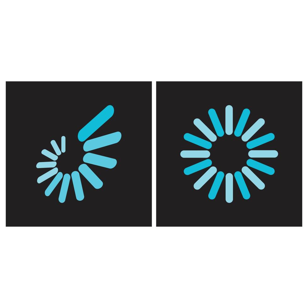 Loading indicator icon vector flat design 9486605 Vector Art at Vecteezy