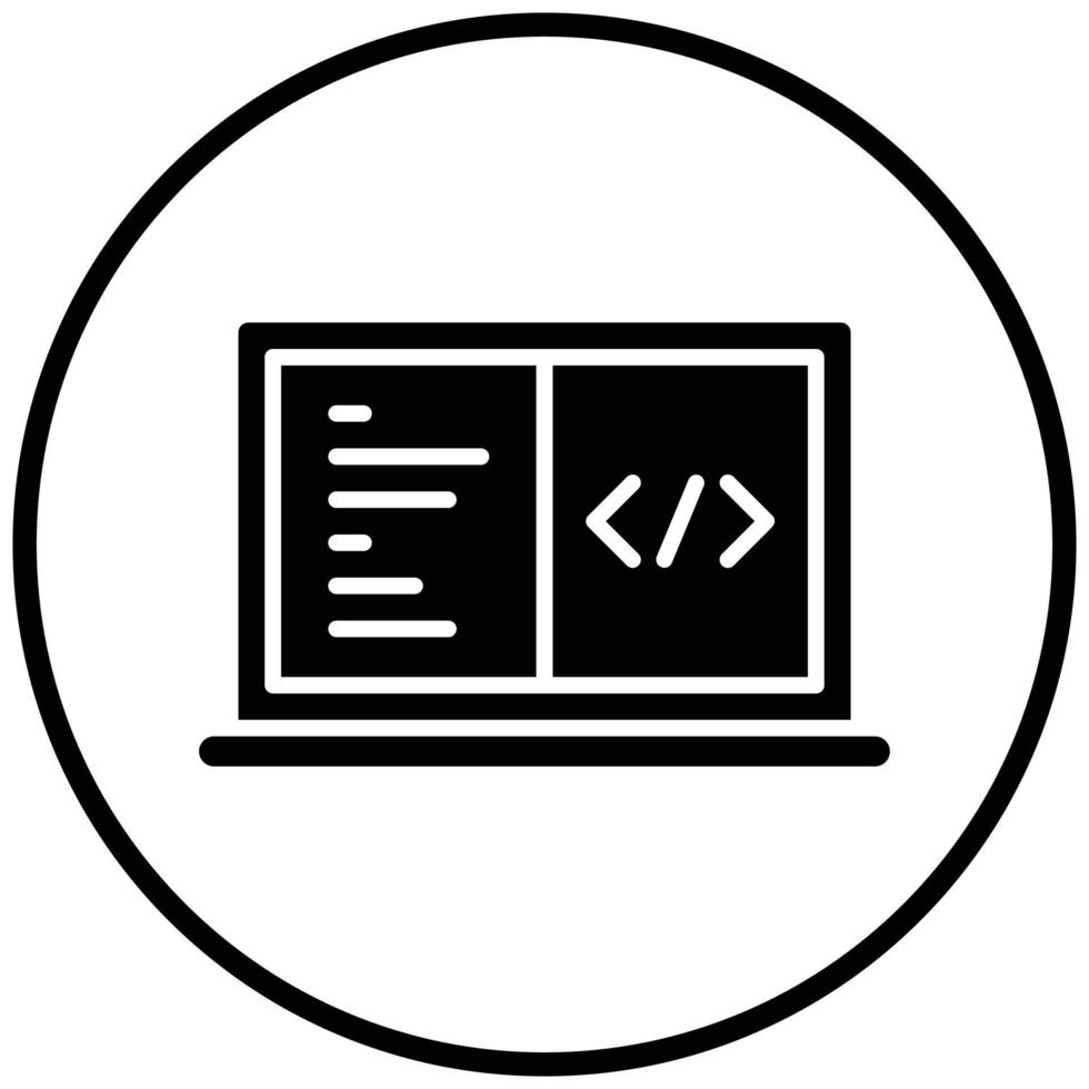 Coding Icon Style 9487386 Vector Art at Vecteezy