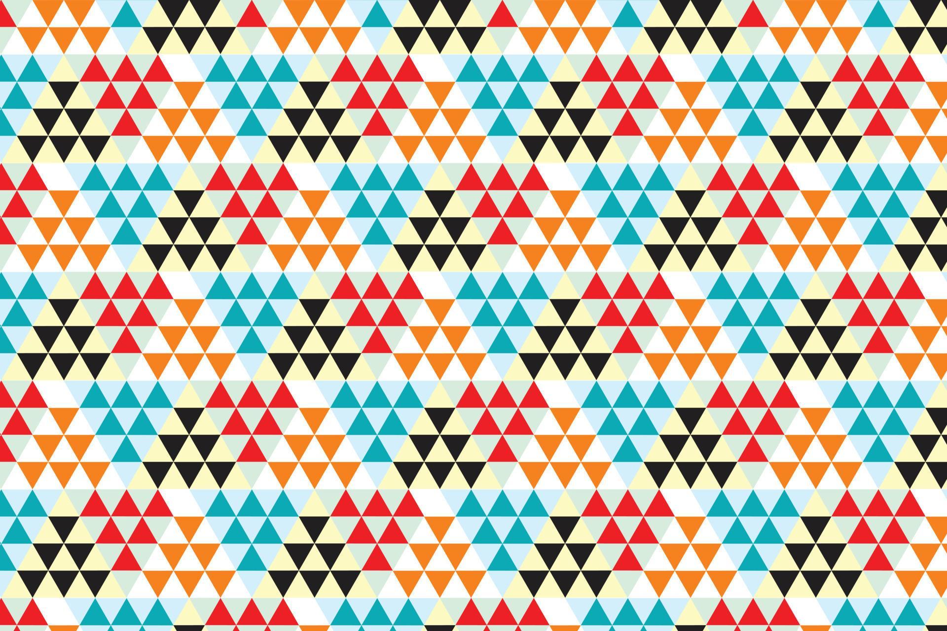 Print vector triangle full color geometric pattern background 9488707 ...