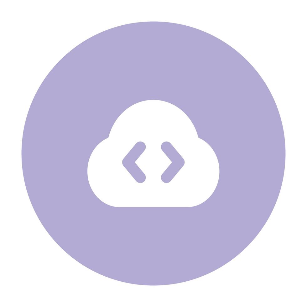 Trendy Cloud Coding 9504450 Vector Art at Vecteezy