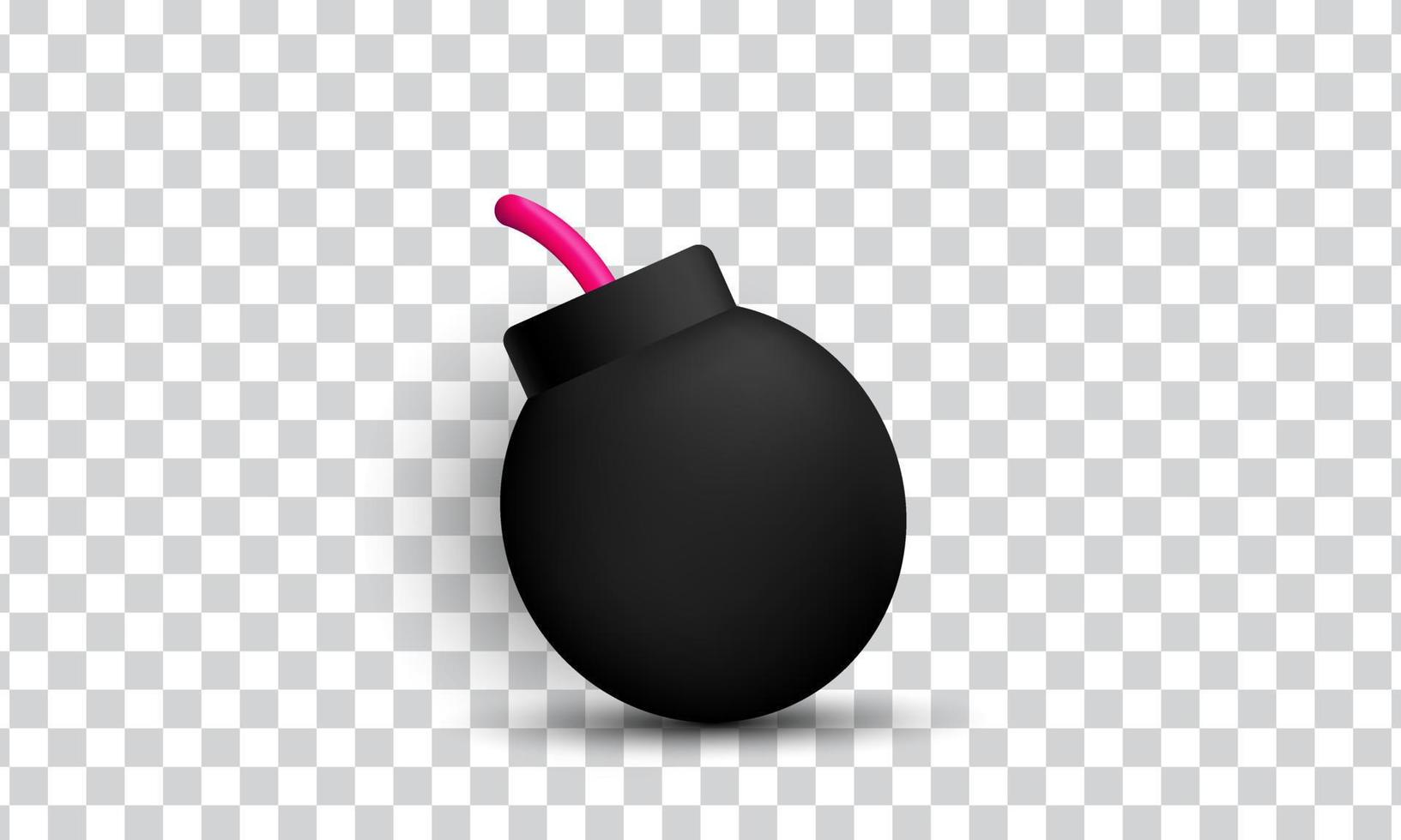 unique creative 3d bomb object design icon isolated on 9521494 Vector ...
