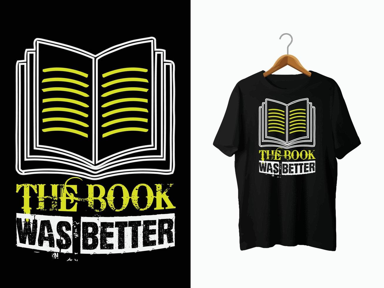Book Lover T Shirt Design 9522629 Vector Art At Vecteezy