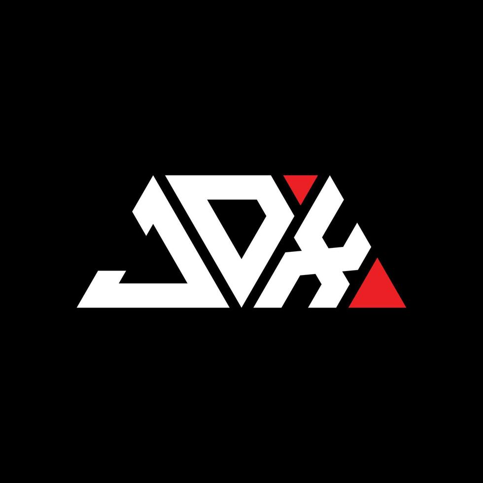 JDX triangle letter logo design with triangle shape. JDX triangle logo design monogram. JDX ...