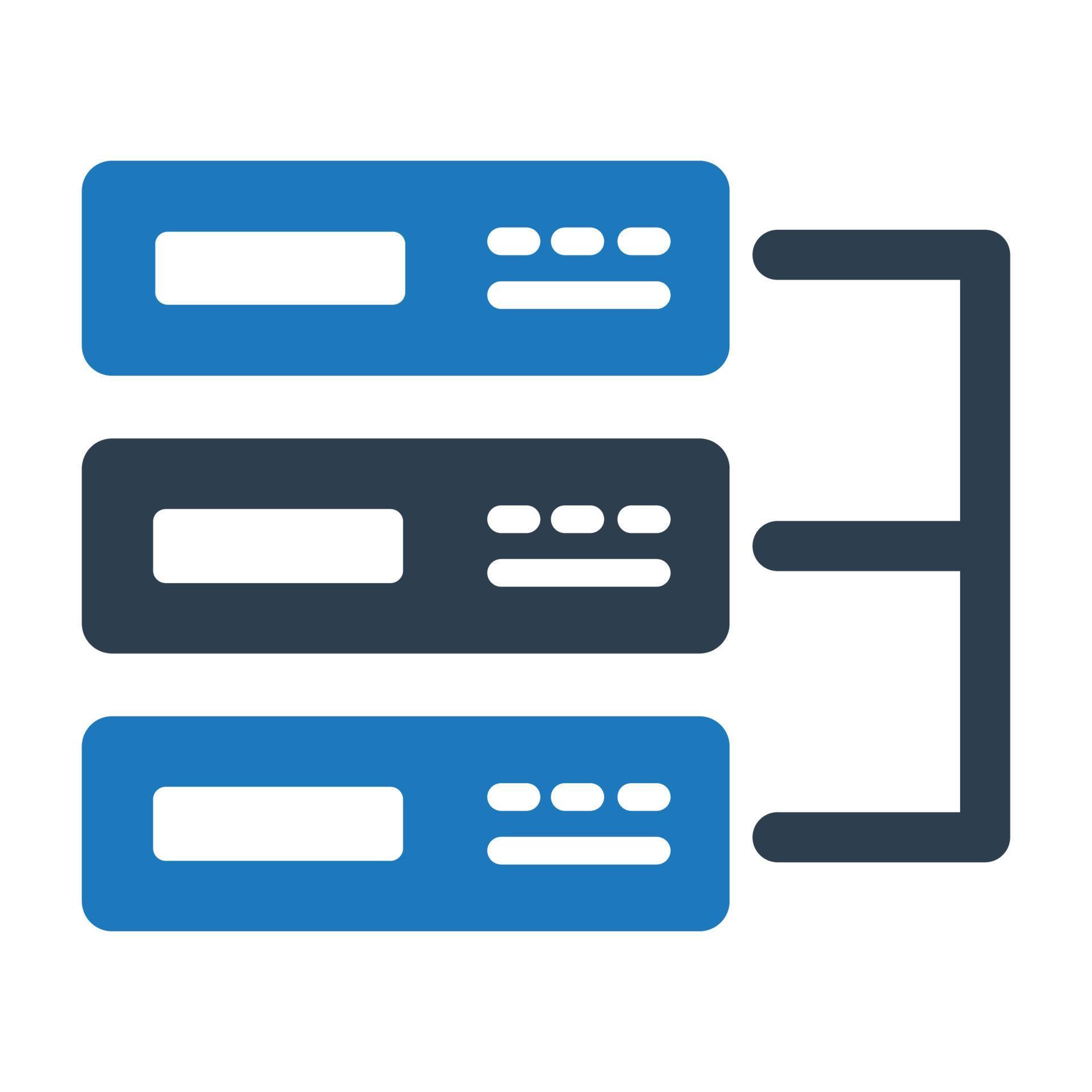 Server Network Vector Icon That Can Easily Modify Or Edit 9537318