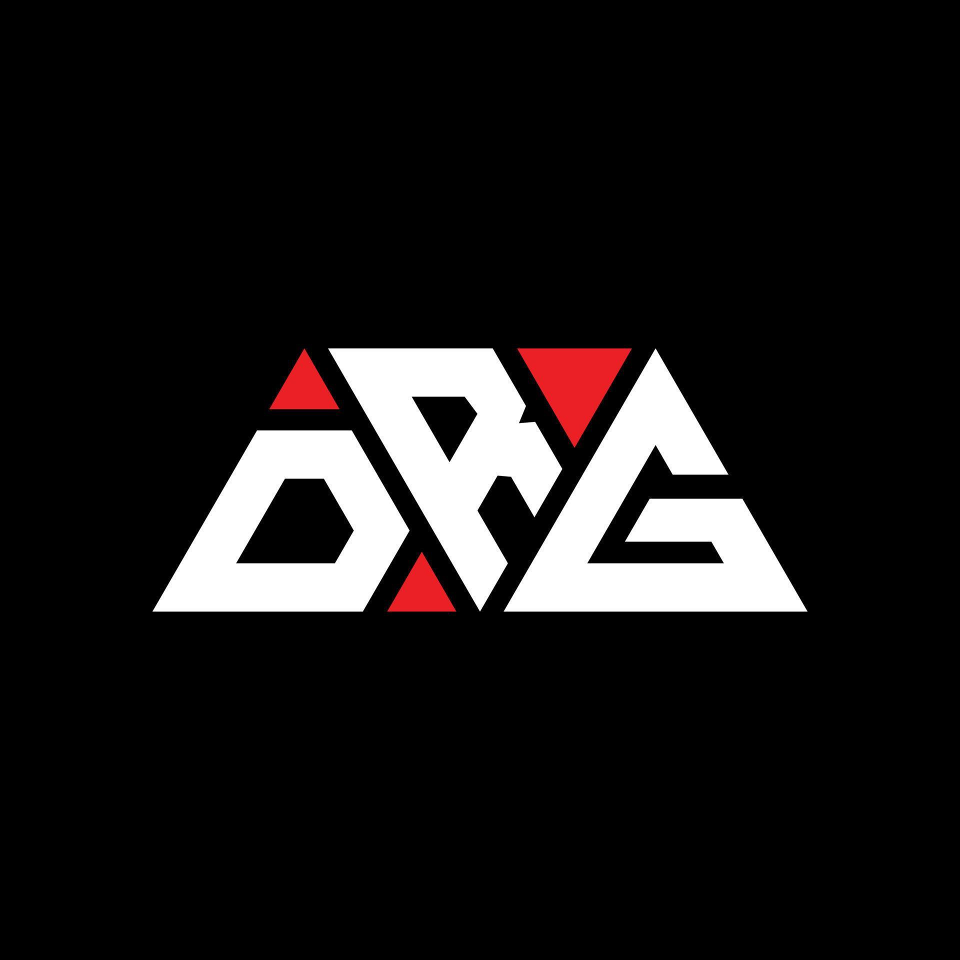 DRG triangle letter logo design with triangle shape. DRG triangle logo design monogram. DRG ...