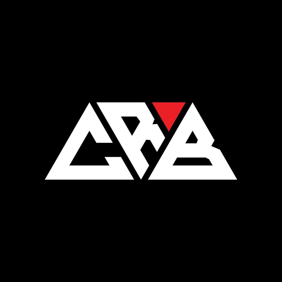 Crb Triangle Letter Logo Design With Triangle Shape Crb Triangle Logo Design Monogram Crb