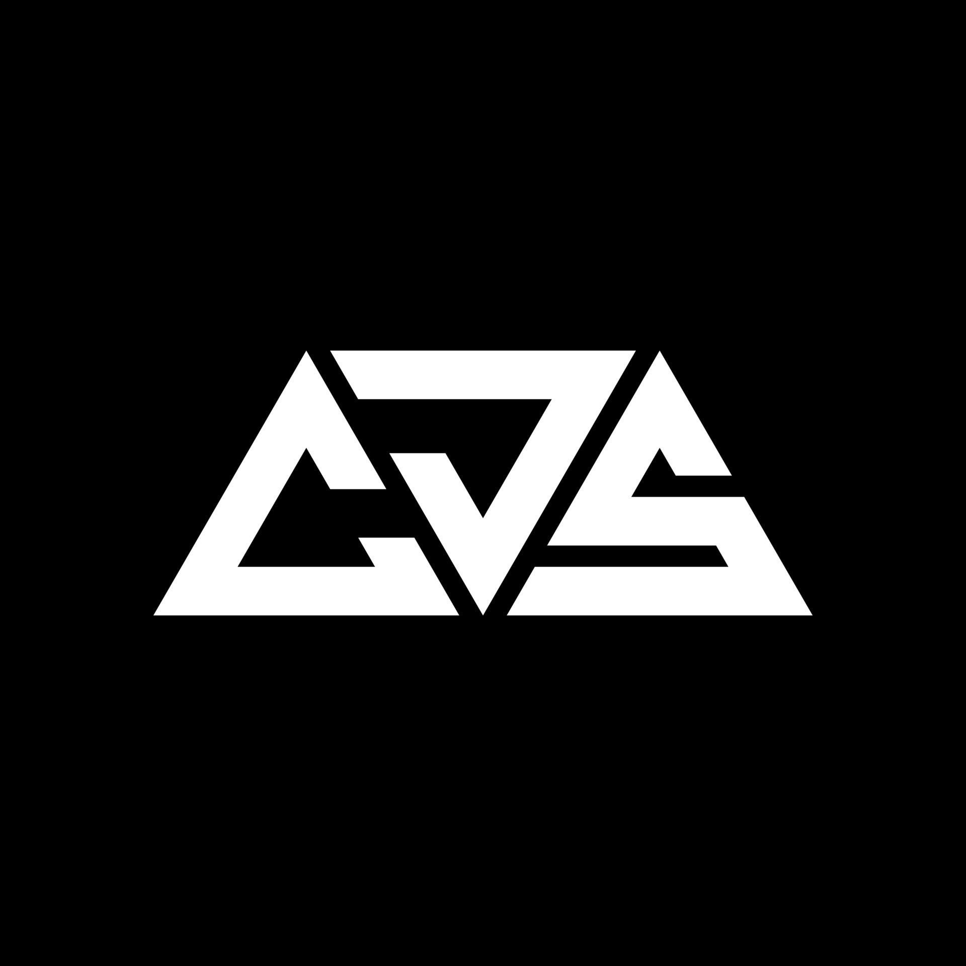 CJS triangle letter logo design with triangle shape. CJS triangle logo ... CJS triangle letter logo design with triangle shape. CJS triangle logo ...