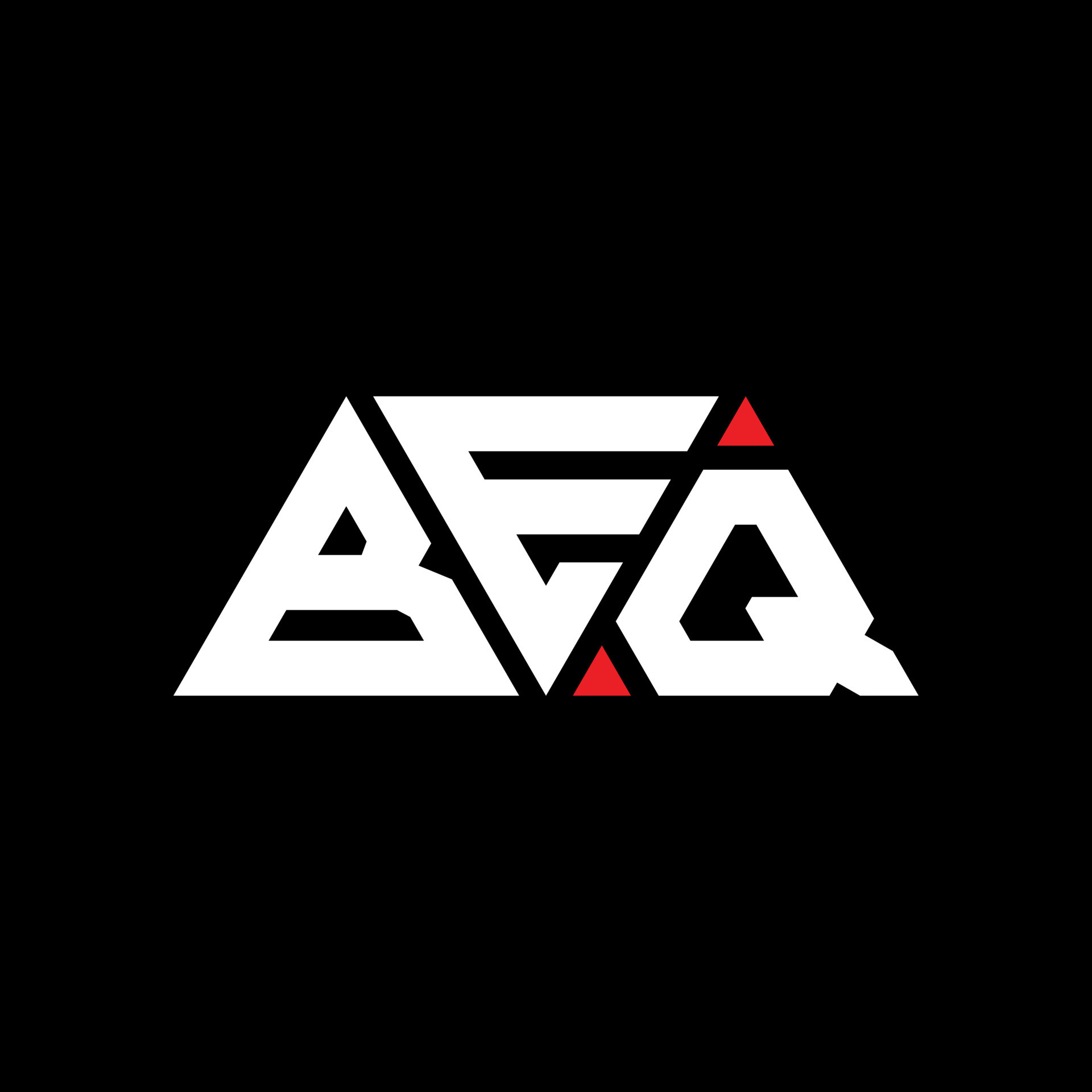 BEQ triangle letter logo design with triangle shape. BEQ triangle logo ... BEQ triangle letter logo design with triangle shape. BEQ triangle logo ...