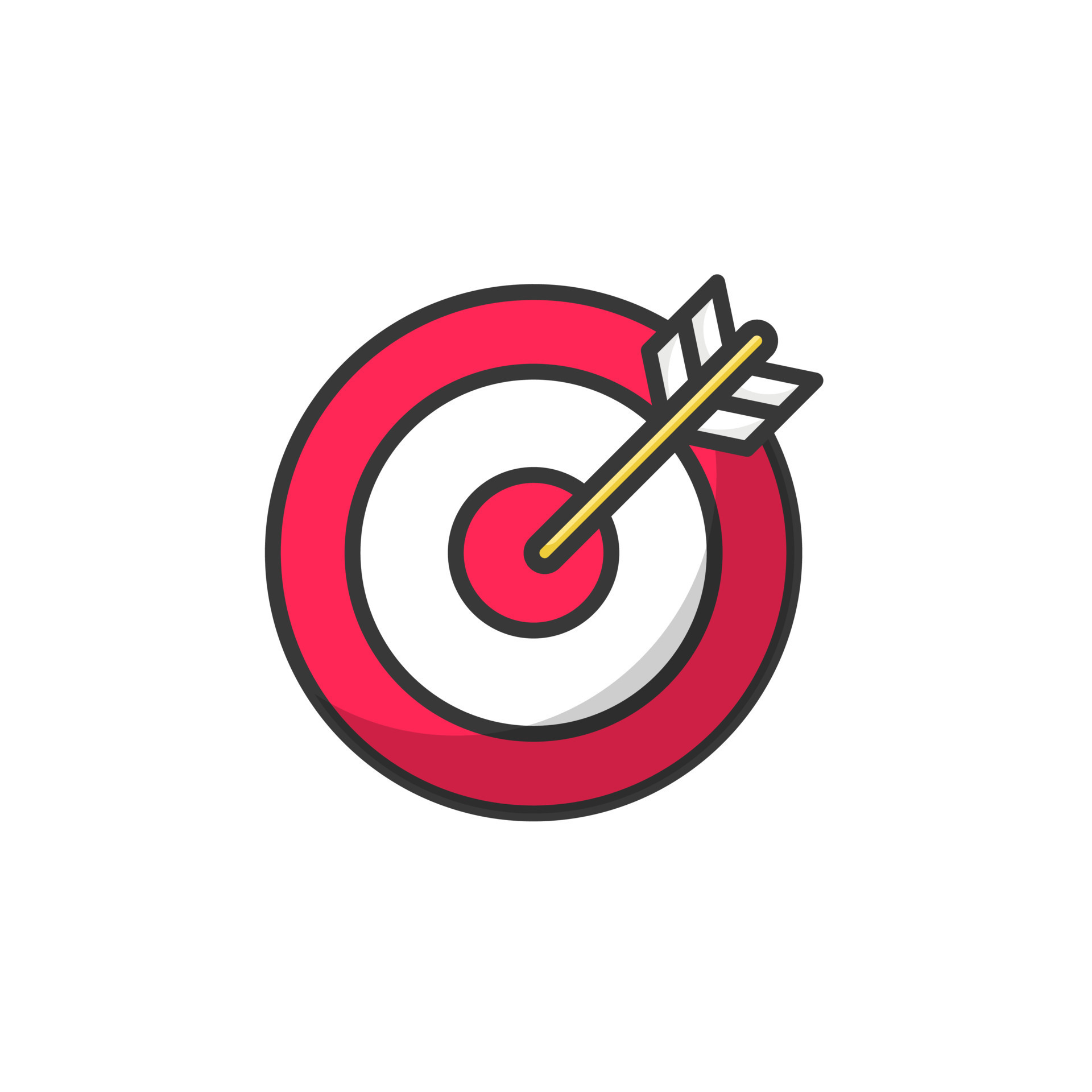 icono de objetivo objetivo. logotipo de la meta objetivo. ilustración ... icono de objetivo objetivo. logotipo de la meta objetivo. ilustración ...