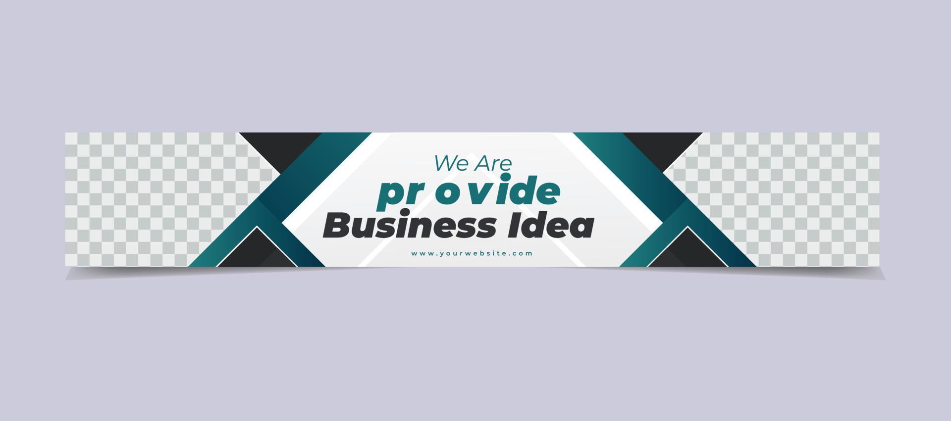 Creative youtube channel art or youtube header template 9566830 Vector ...