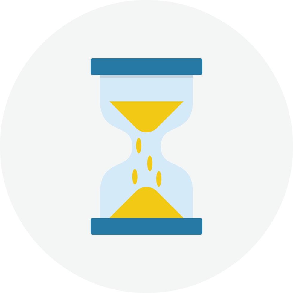 Hourglass Flat Circle 9568852 Vector Art At Vecteezy
