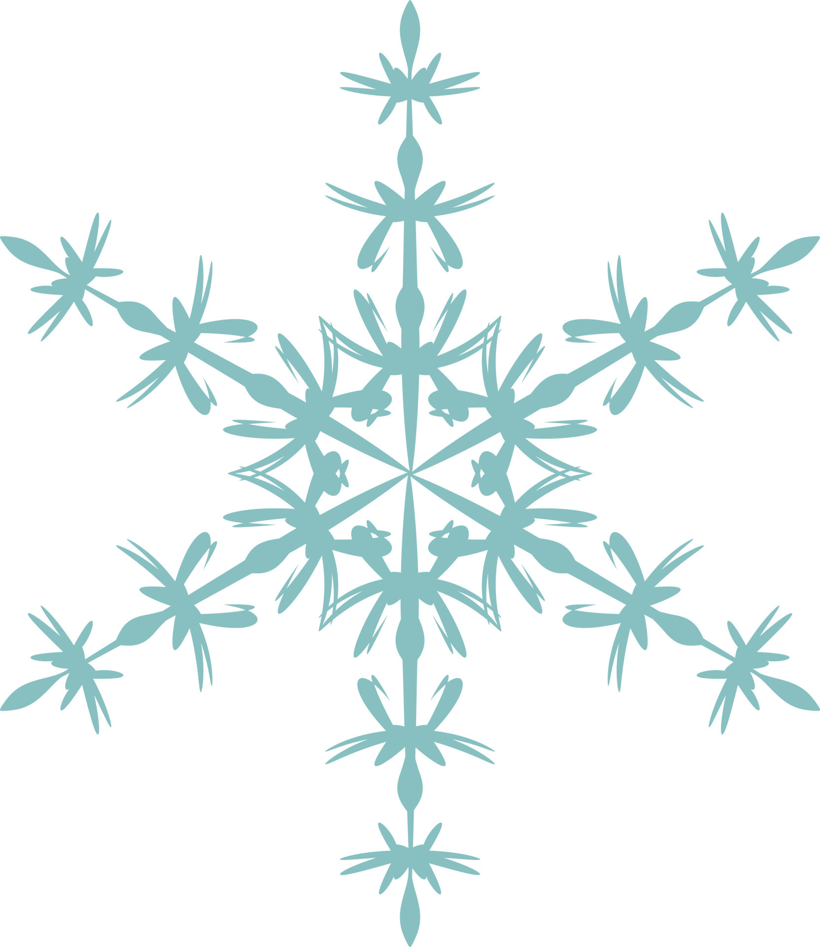 Graphic of snowflakes vector design.The beautiful element for many ...