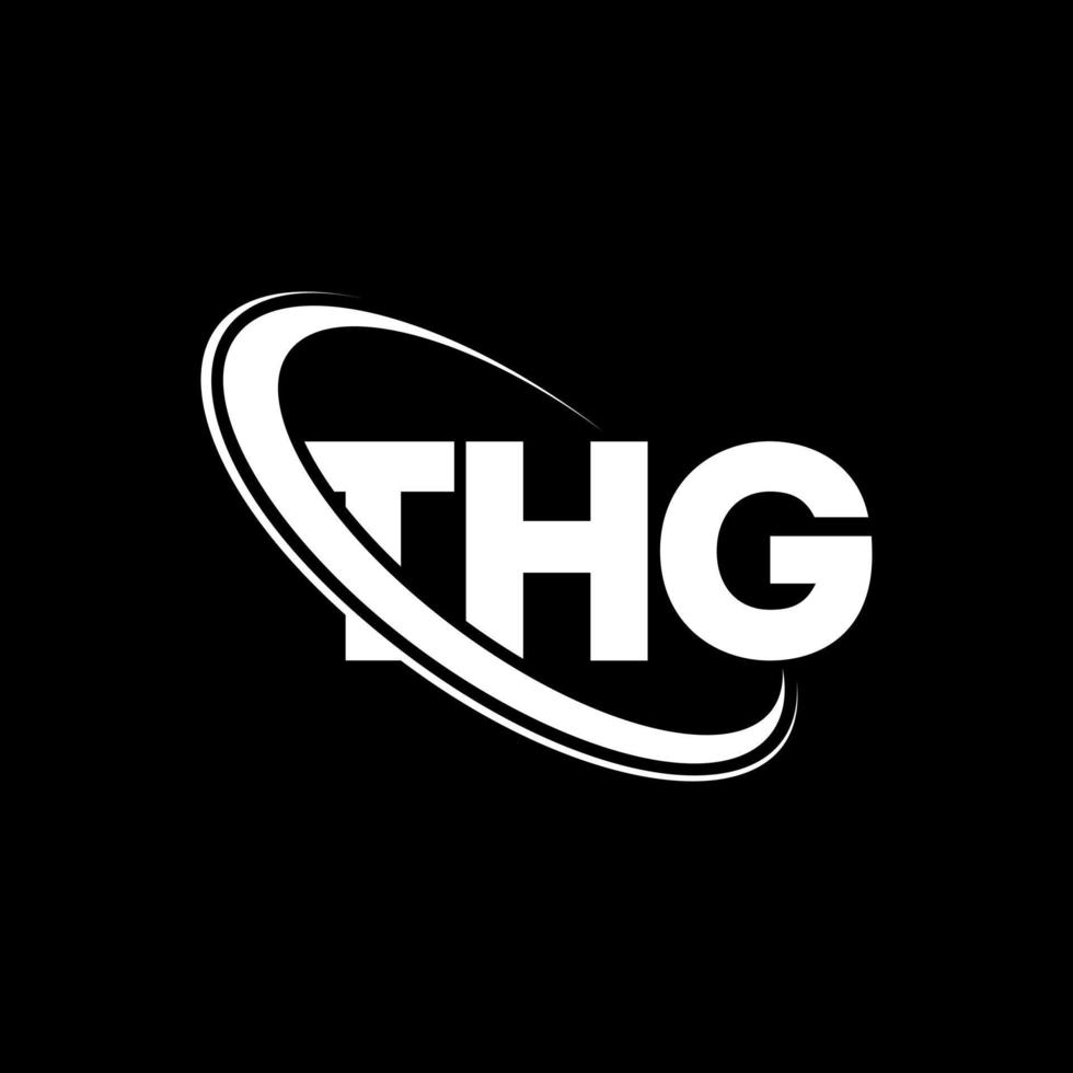 logotipo de thg. esa carta. diseño del logotipo de la letra thg. logotipo de las iniciales thg ...