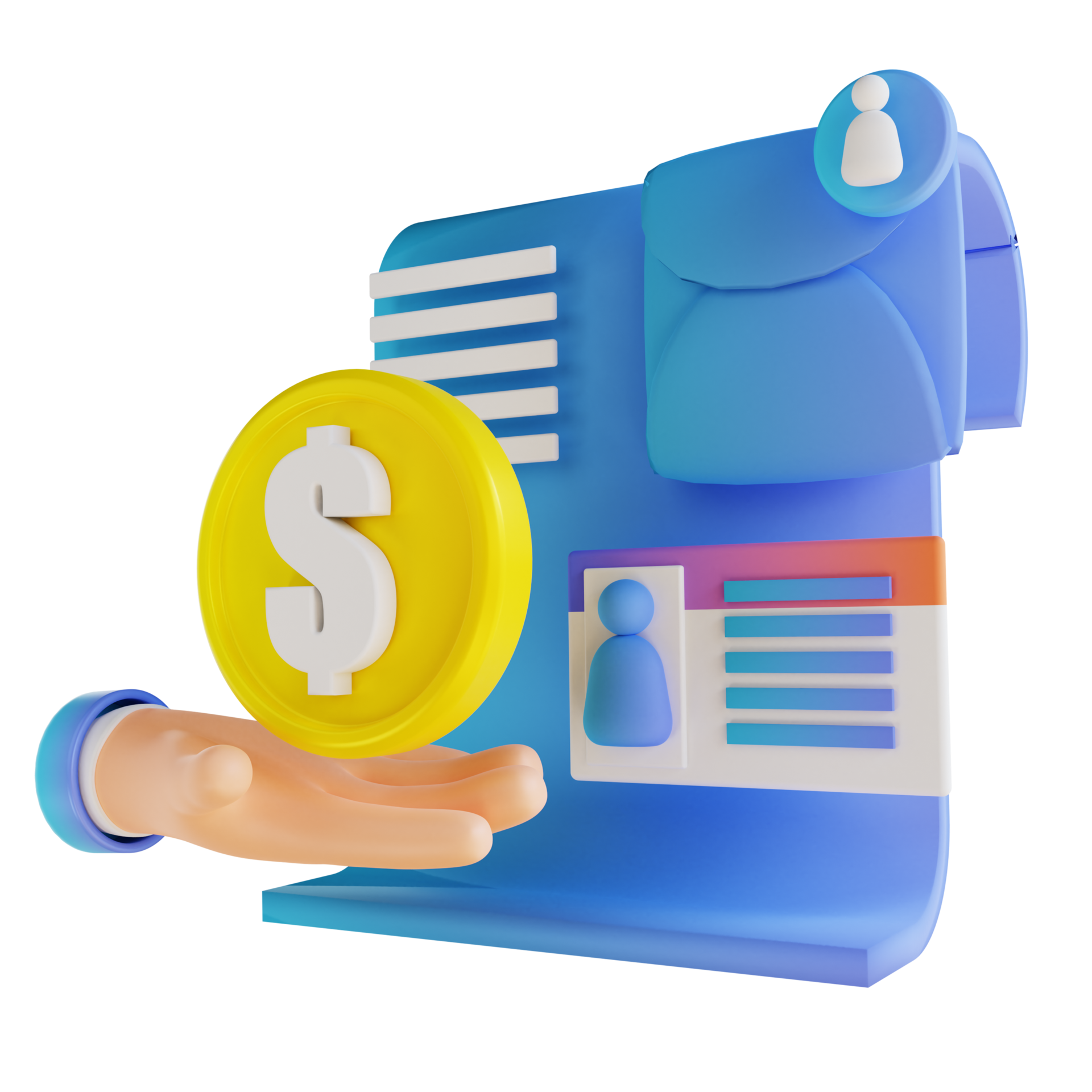 3d Ilustraci n Mano Y Dar Salario 9583985 PNG 3d-ilustraci-n-mano-y-dar-salario-9583985-png