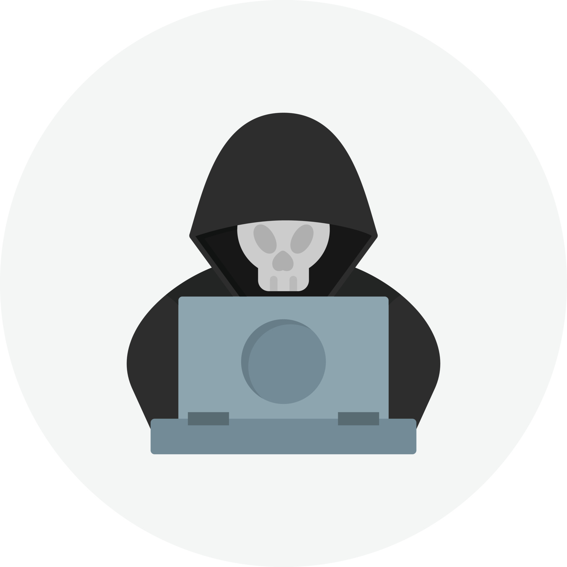 Hacker Flat Circle 9584571 Vector Art At Vecteezy