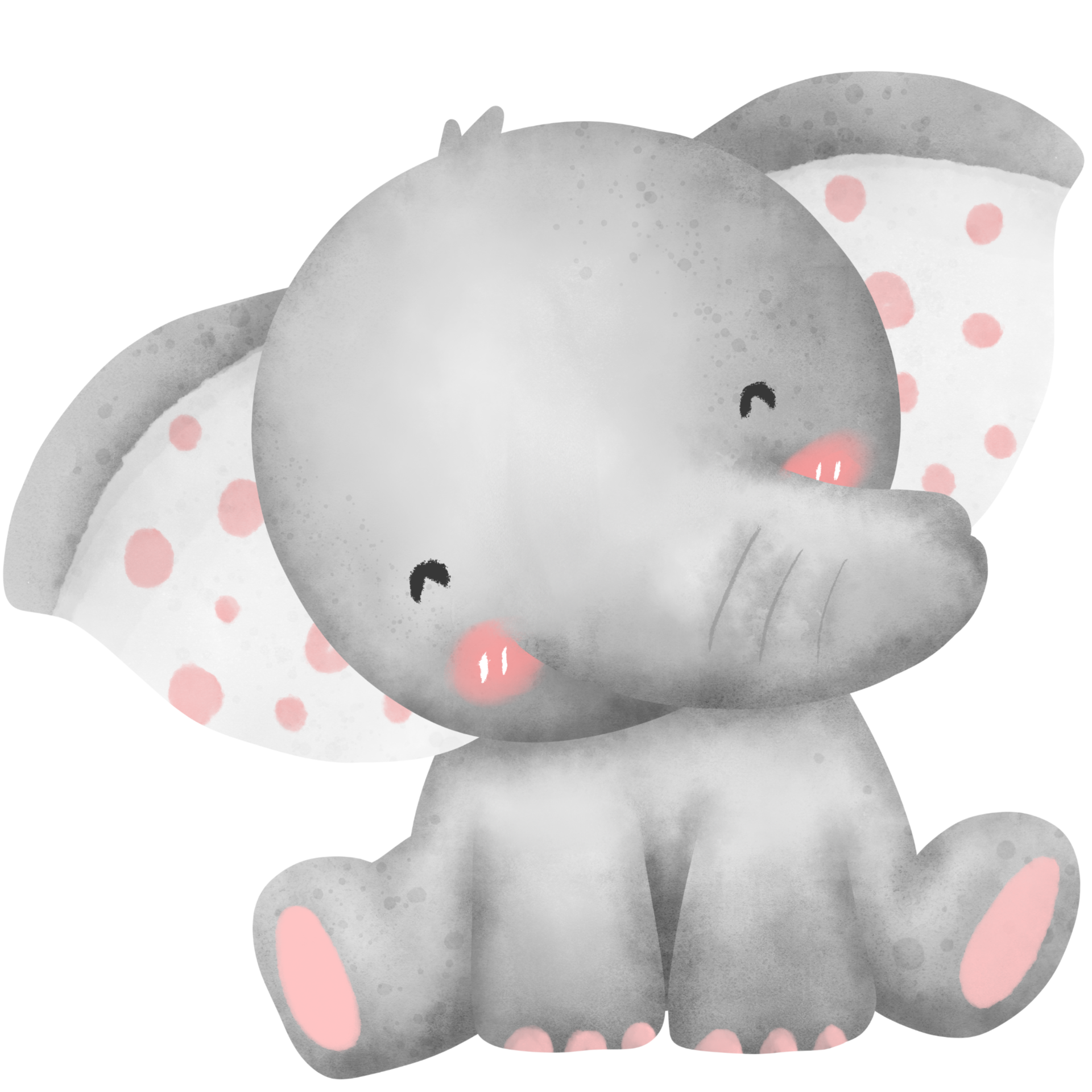 Watercolor cute elephant 9585630 PNG Watercolor cute elephant 9585630 PNG