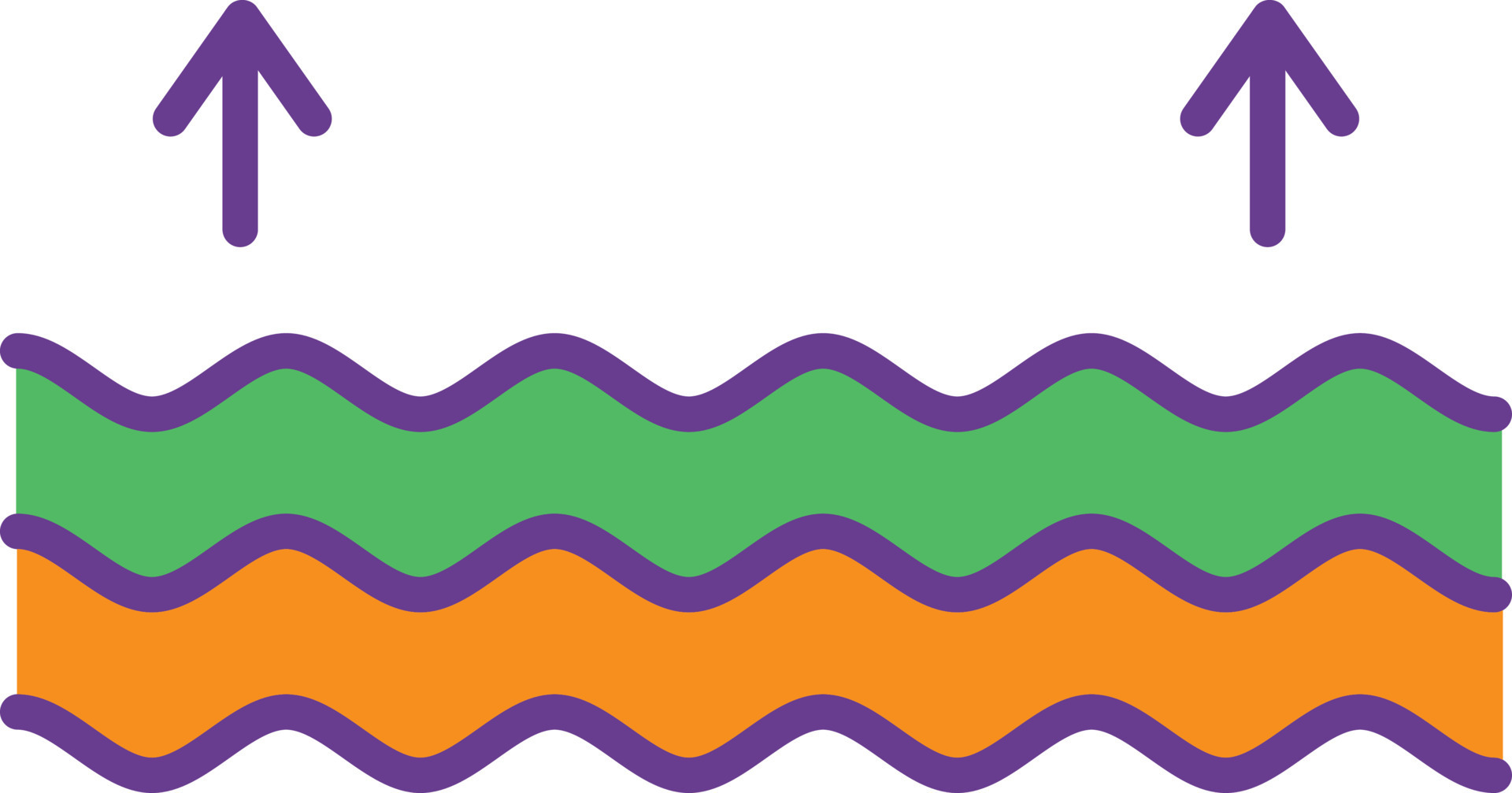 High Tide Line Filled Two Color 9586169 Vector Art at Vecteezy