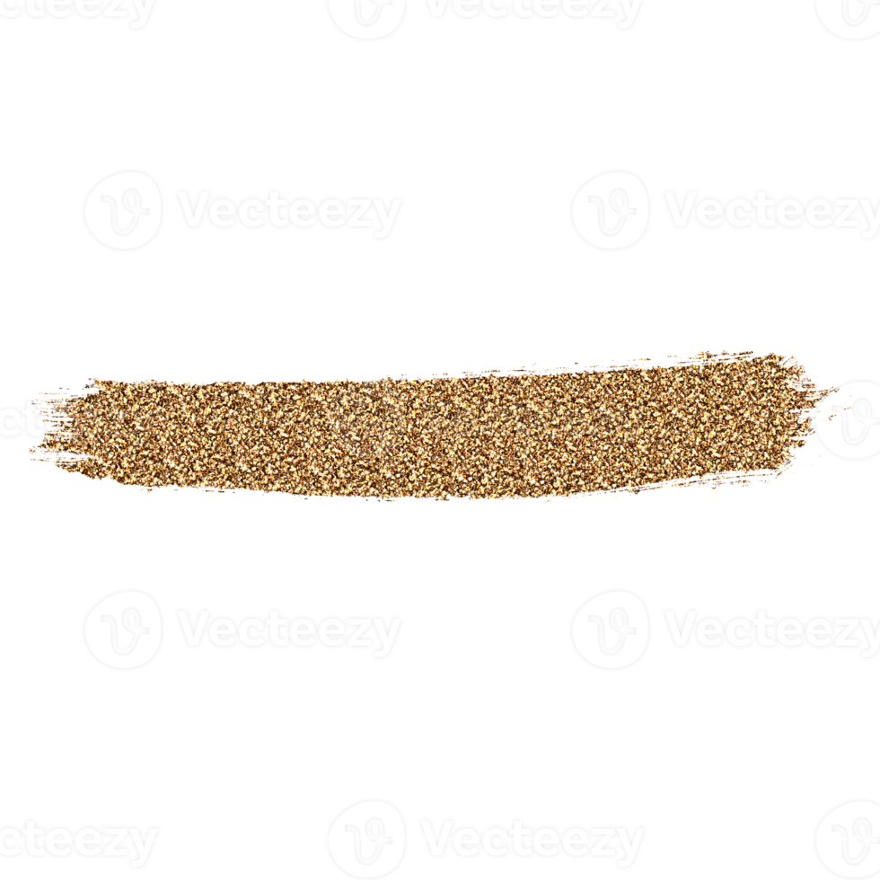 Gold Glitter Brush Stroke 9590746 PNG