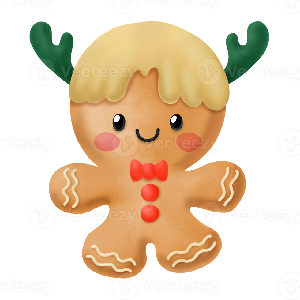 Gingerbread Watercolor Clipart, Merry Christmas 9593305 PNG