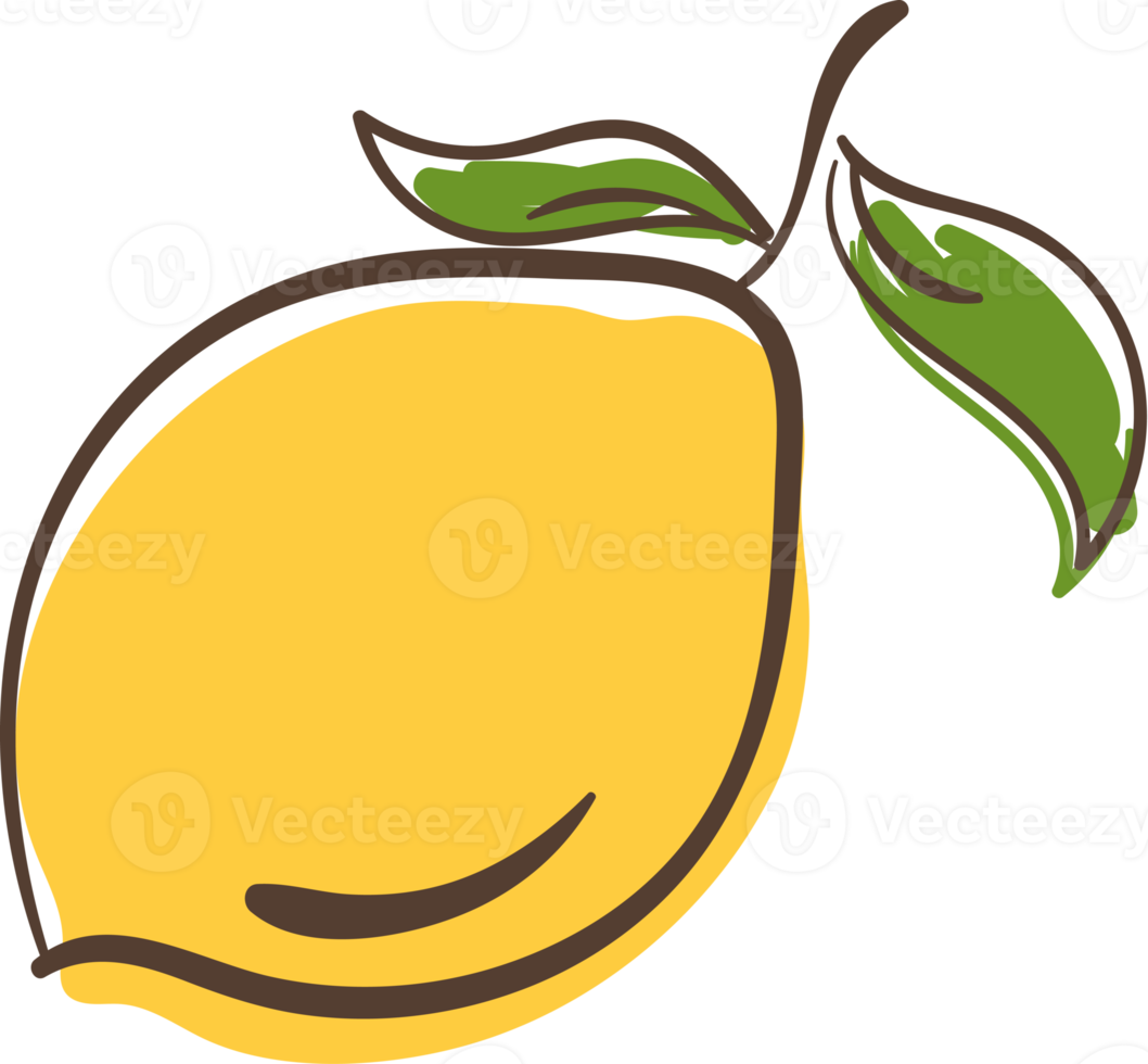 Dibujos Animados De Ilustración De Fruta De Limón 9597290 Png