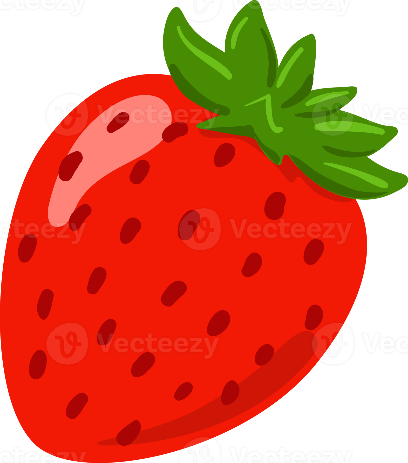 Strawberry Fruit Illustration Cartoon 9597886 Png
