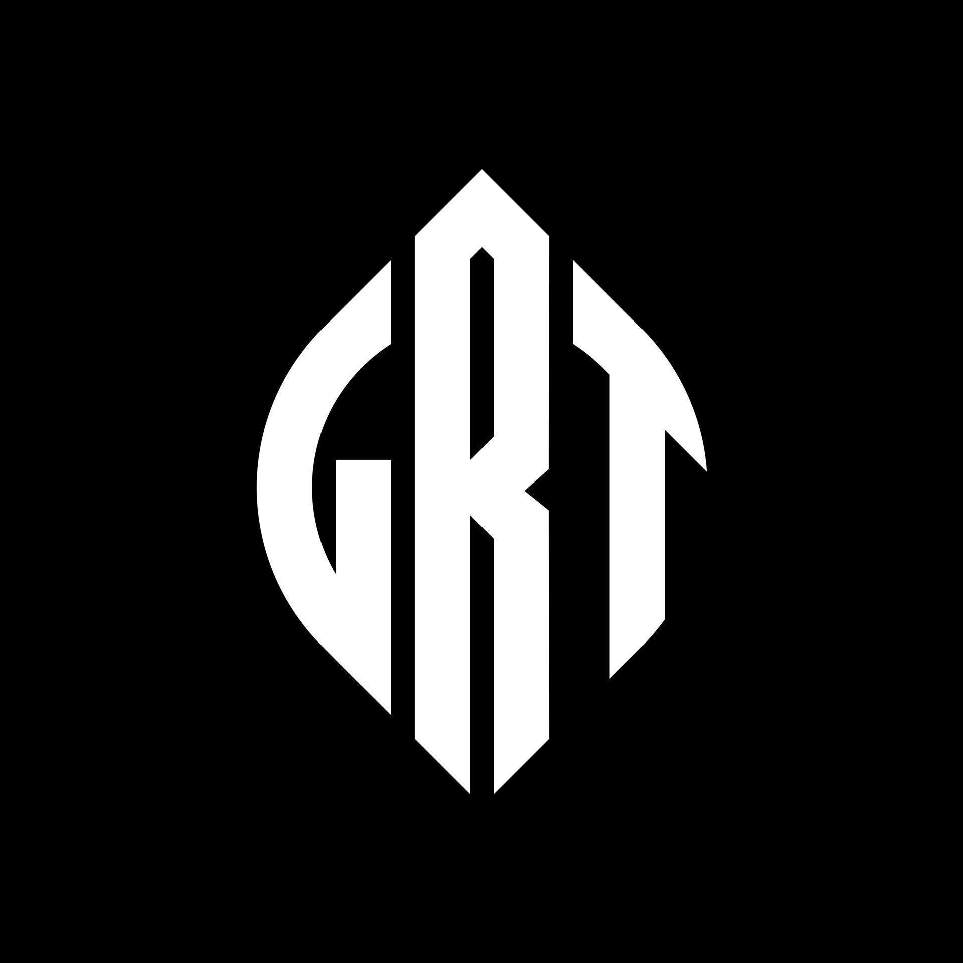 Lrt Circle Letter Logo Design With Circle And Ellipse Shape Lrt Ellipse Letters With