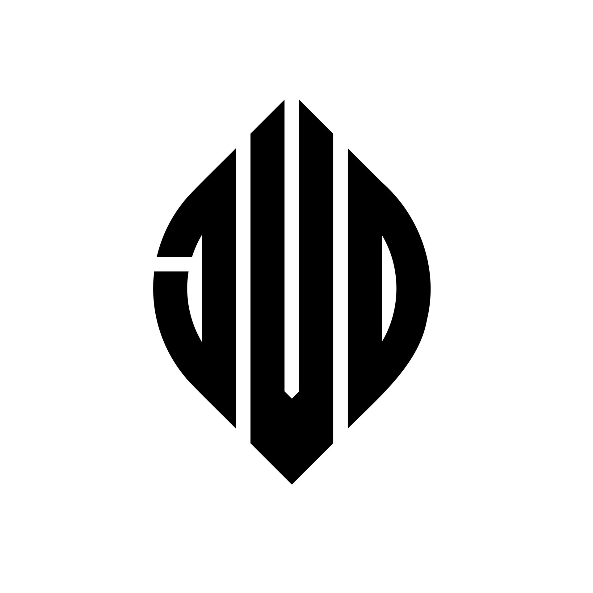 diseño de logotipo de letra de círculo jvd con forma de círculo y elipse. jvd letras elipses con ...