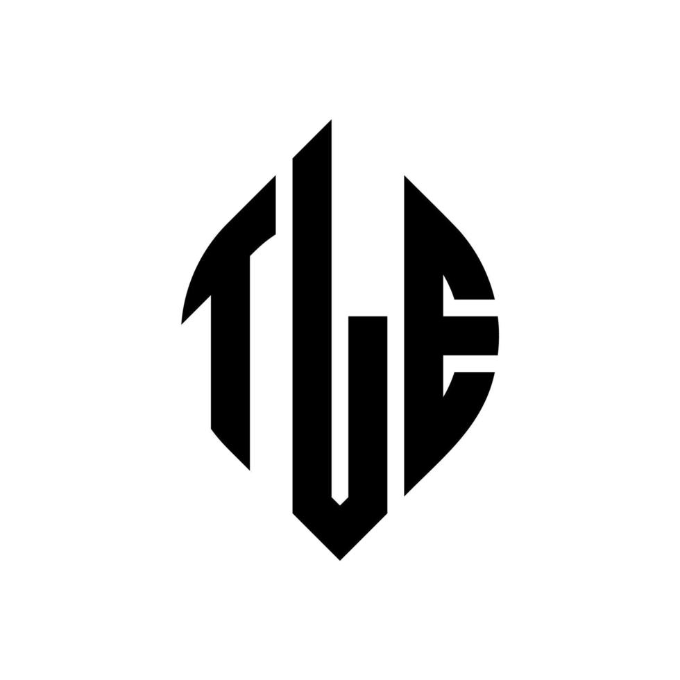 diseño de logotipo de letra de círculo de tle con forma de círculo y ... diseño de logotipo de letra de círculo de tle con forma de círculo y ...