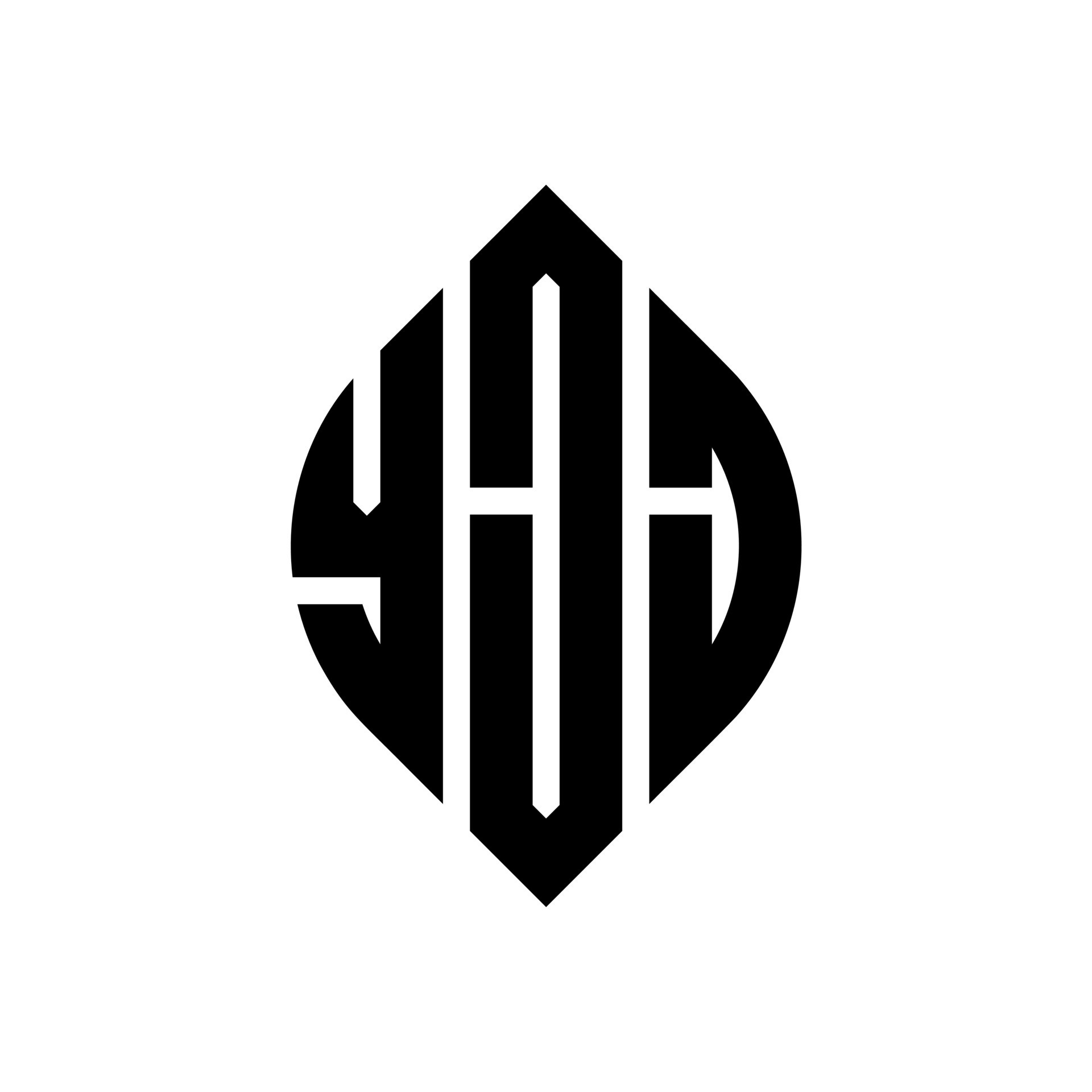 diseño de logotipo de letra circular yjj con forma de círculo y elipse. yjj letras elipses con ...