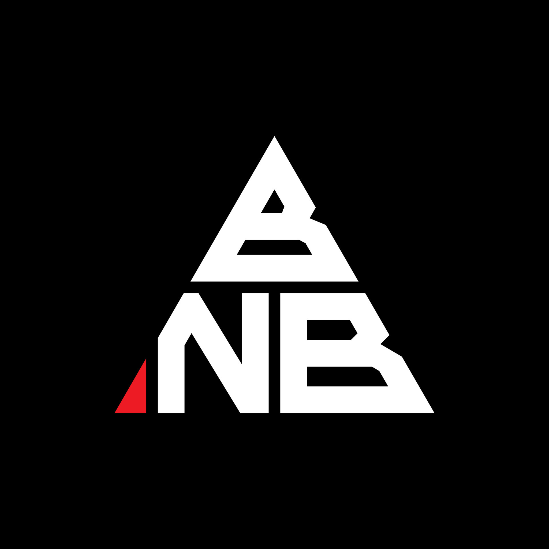 Bnb Triangle Letter Logo Design With Triangle Shape Bnb Triangle Logo Design Monogram Bnb