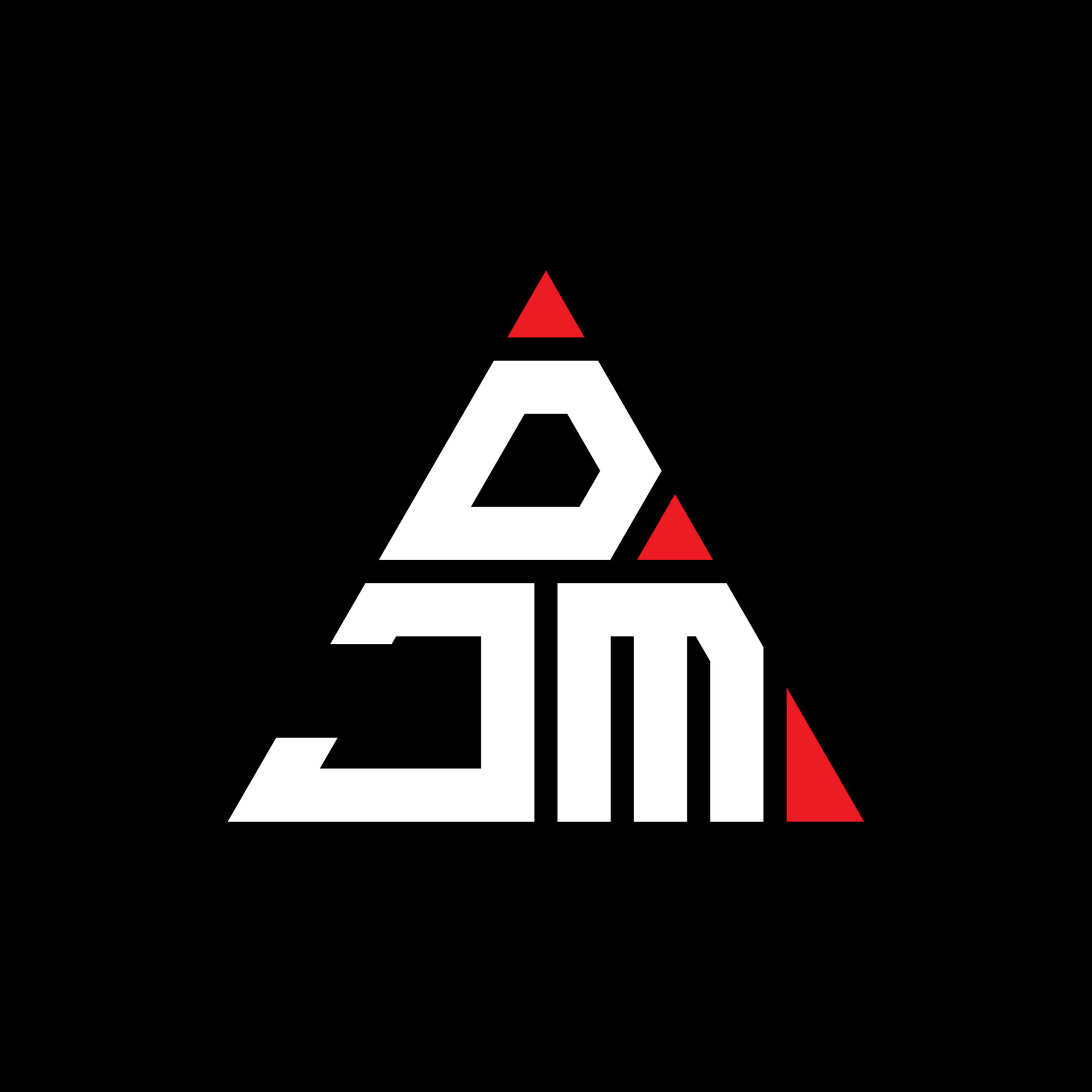 DJM triangle letter logo design with triangle shape. DJM triangle logo ... DJM triangle letter logo design with triangle shape. DJM triangle logo ...