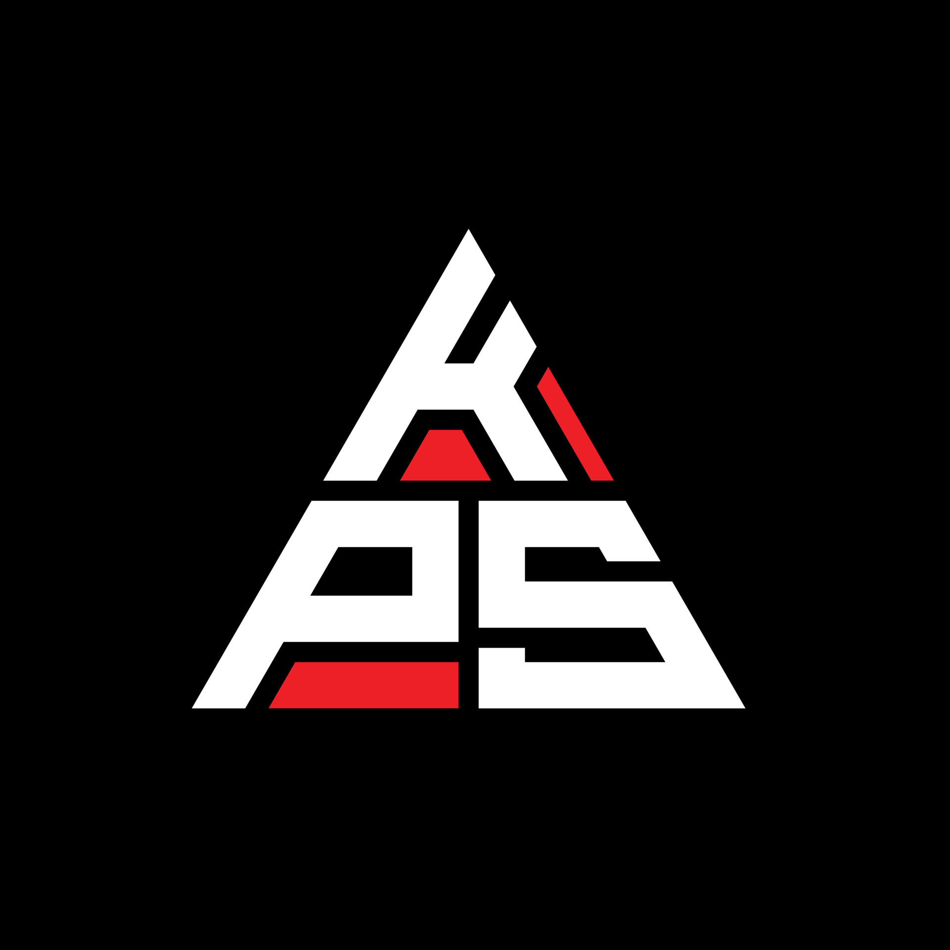 KPS triangle letter logo design with triangle shape. KPS triangle logo ... KPS triangle letter logo design with triangle shape. KPS triangle logo ...