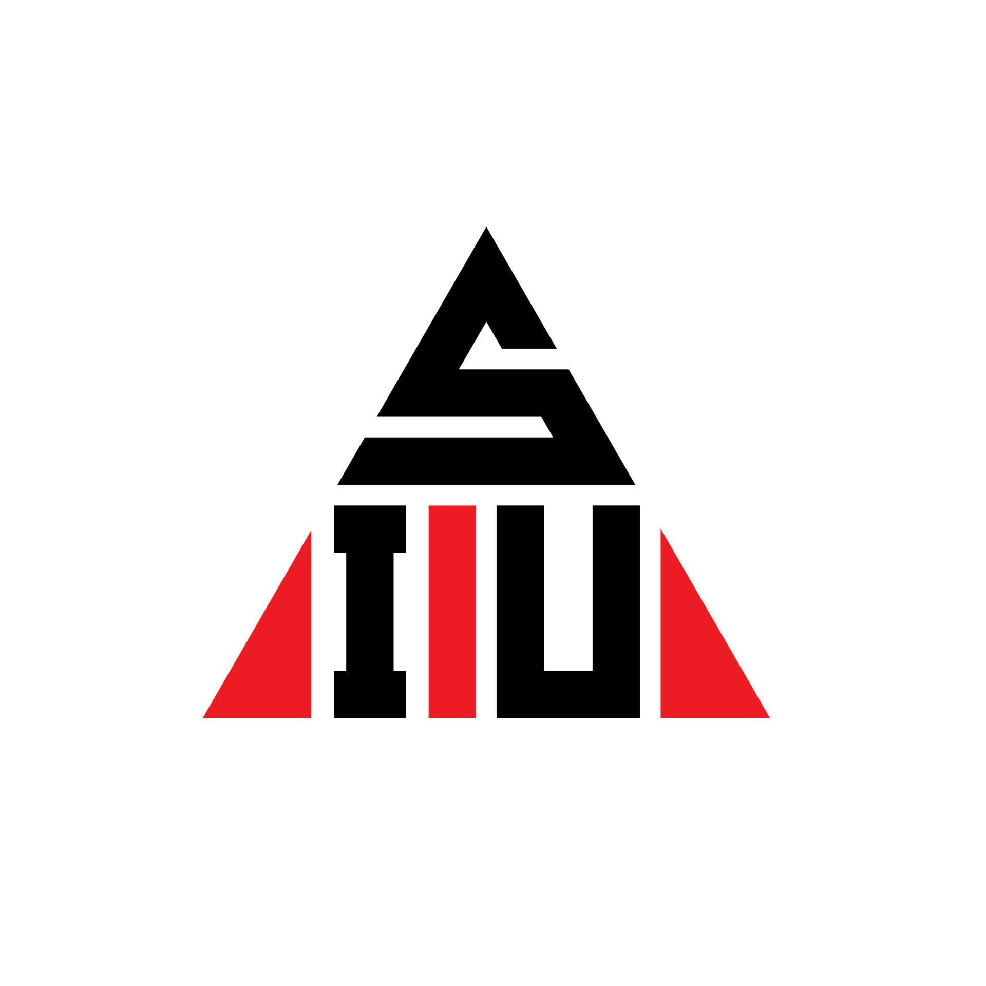 SIU triangle letter logo design with triangle shape. SIU triangle logo ... SIU triangle letter logo design with triangle shape. SIU triangle logo ...