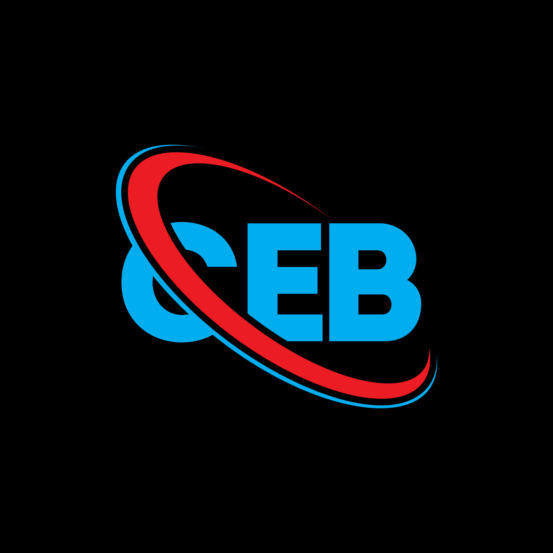 logotipo de ceb. carta cebe. diseño del logotipo de la letra ceb. logotipo de ceb de iniciales ...