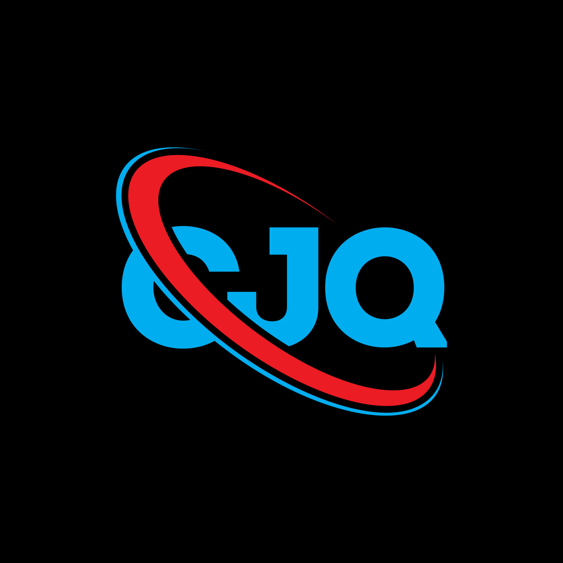 CJQ logo. CJQ letter. CJQ letter logo design. Initials CJQ logo linked with circle and uppercase ...
