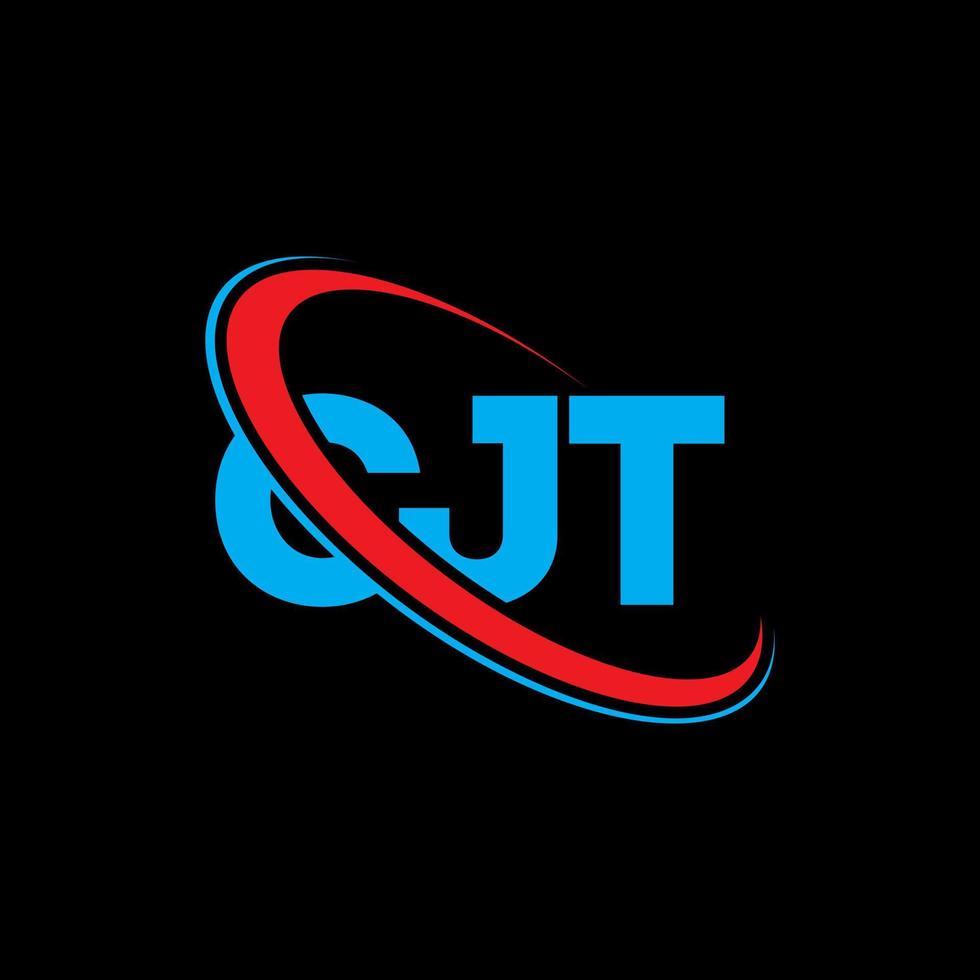 CJT logo. CJT letter. CJT letter logo design. Initials CJT logo linked with circle and uppercase ...