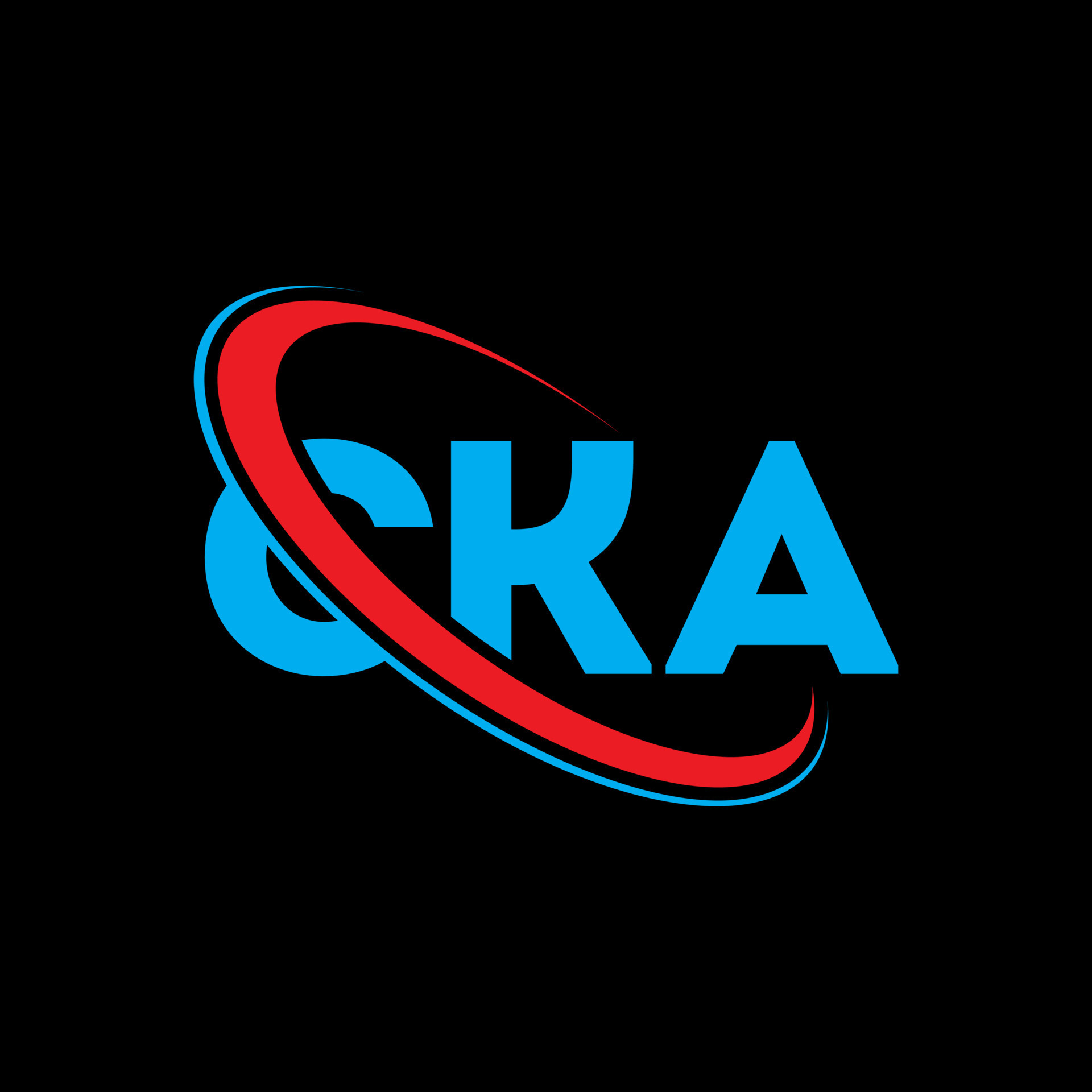 logotipo de cka. letra cka. diseño del logotipo de la letra cka. logotipo de las iniciales cka ...