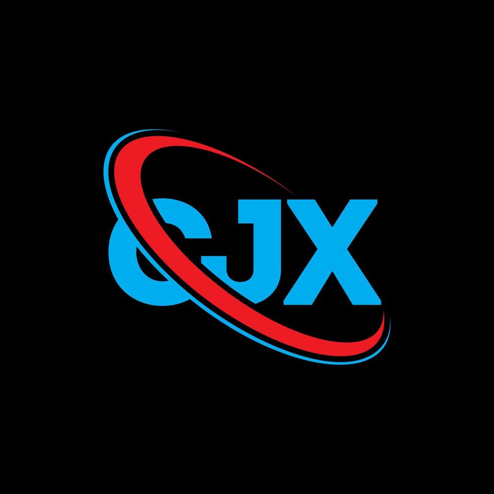 logotipo de cjx. carta cjx. diseño del logotipo de la letra cjx. logotipo de las iniciales cjx ...