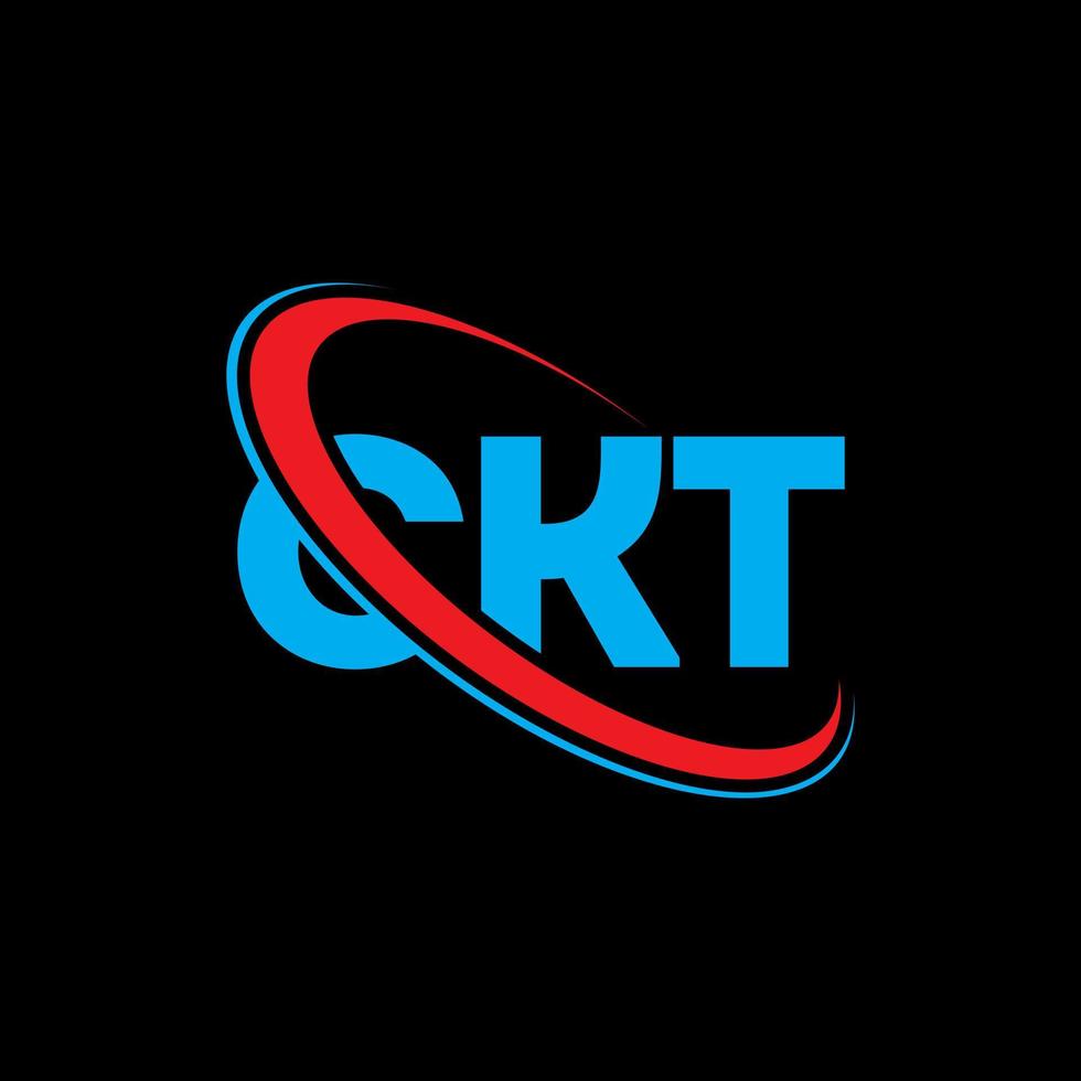 CKT logo. CKT letter. CKT letter logo design. Initials CKT logo linked with circle and uppercase ...