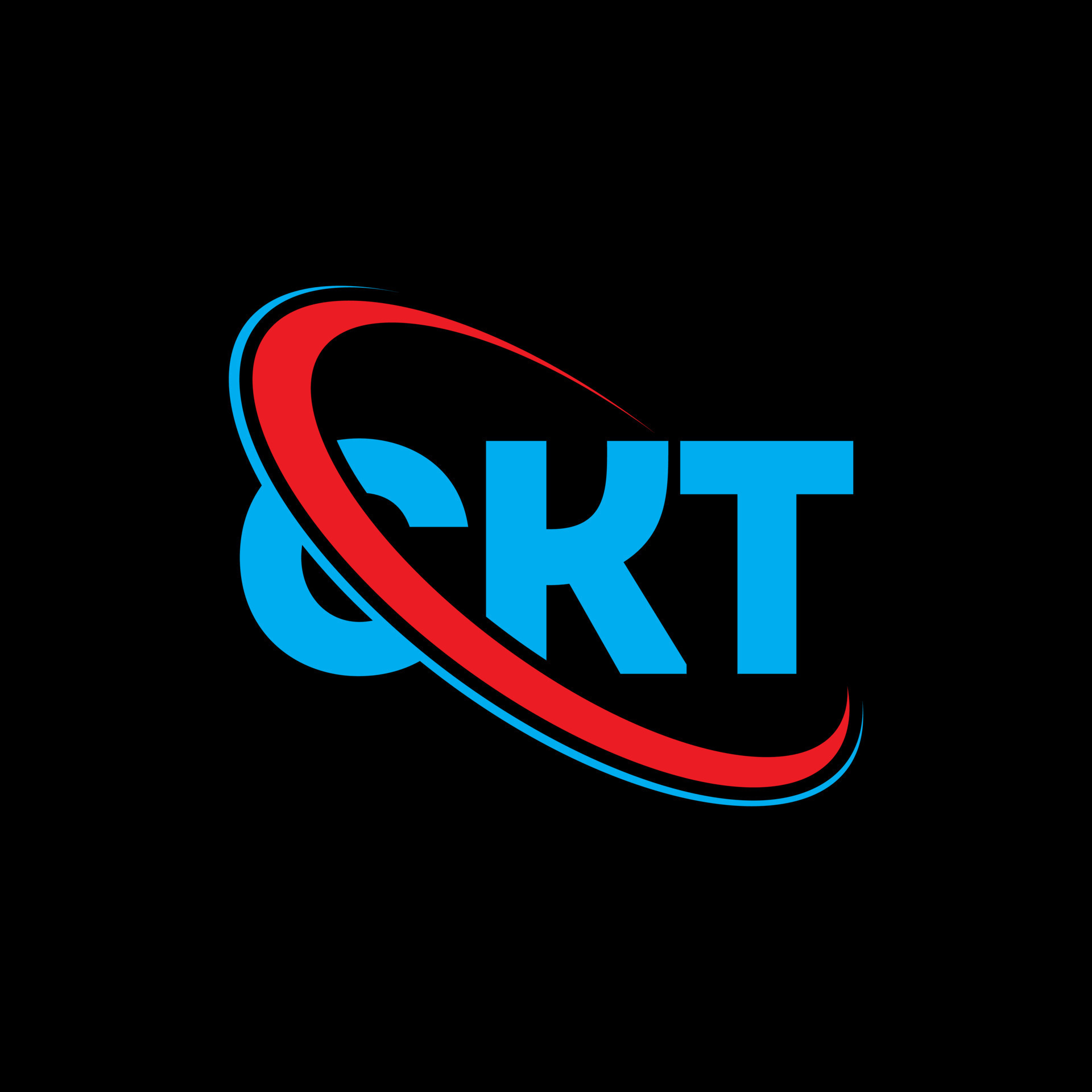logotipo de ckt. carta de ckt. diseño del logotipo de la letra ckt. logotipo de ckt de iniciales ...