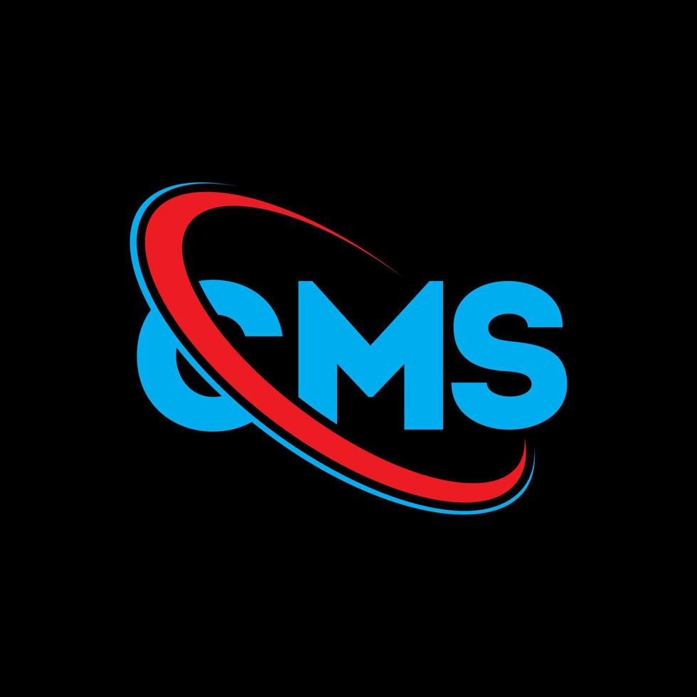 logotipo cms. letra cms. diseño del logotipo de la letra cms. logotipo de cms iniciales ...