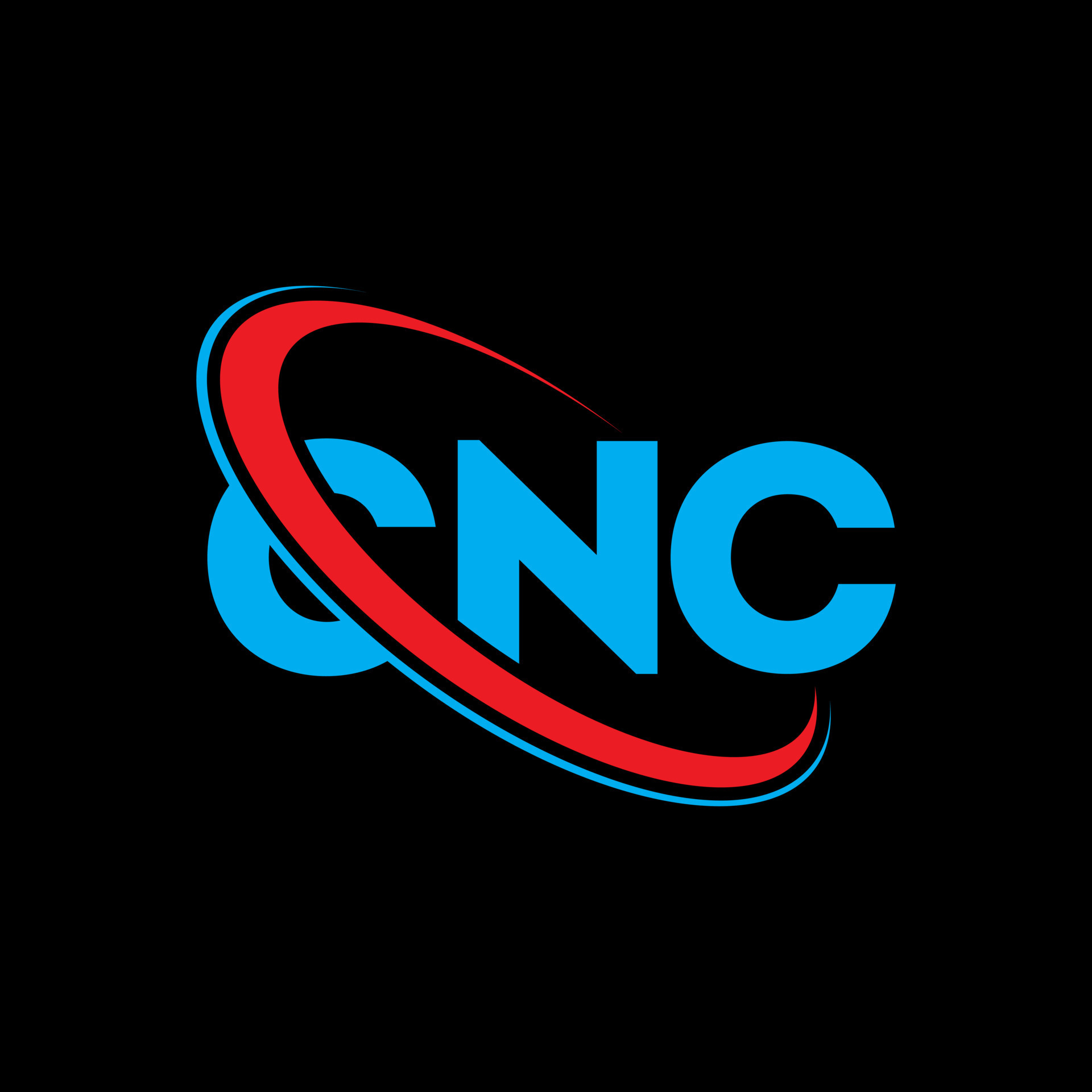 CNC logo. CNC letter. CNC letter logo design. Initials CNC logo linked ...