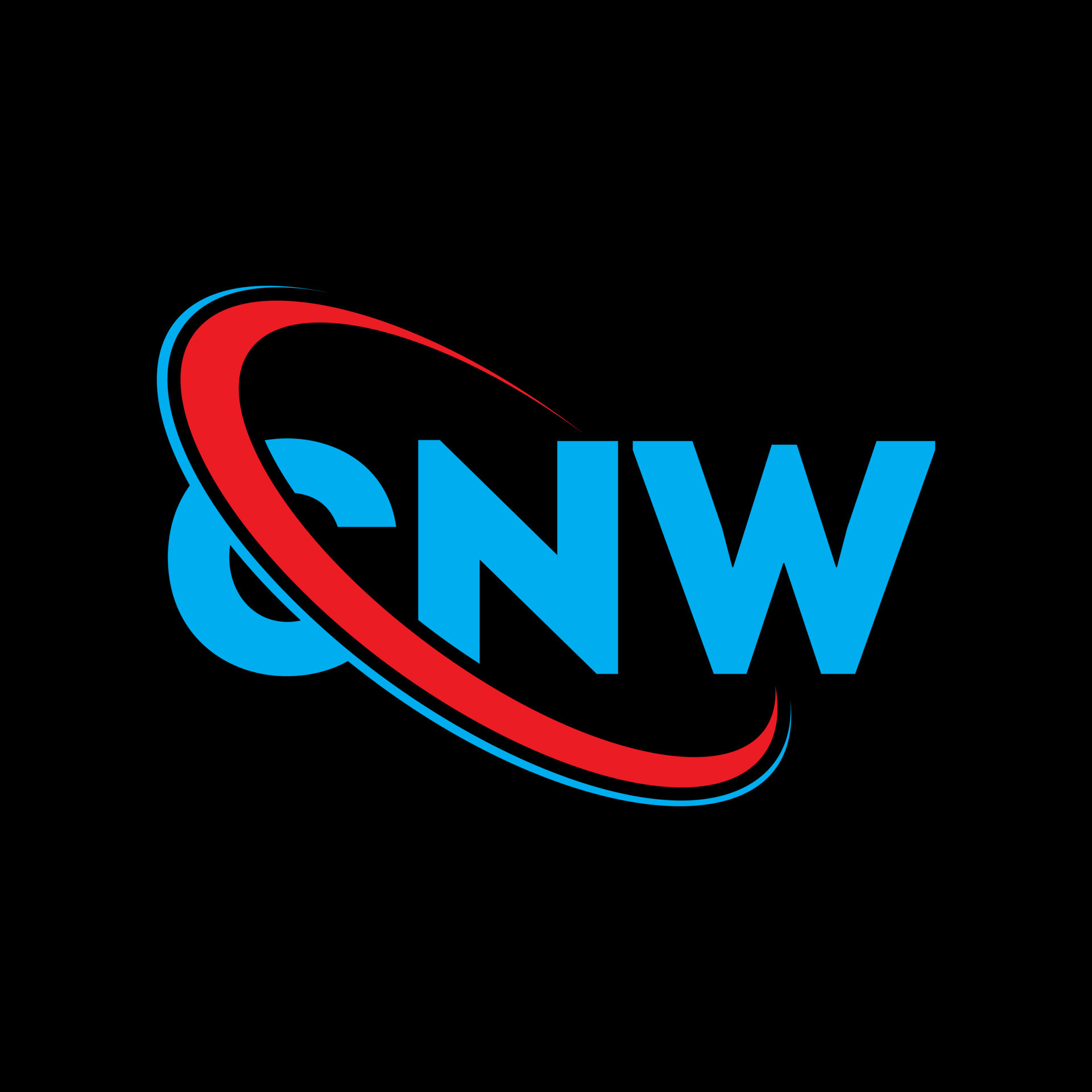logotipo de ncw. letra cw. diseño del logotipo de la letra cnw. logotipo de las iniciales cnw ...