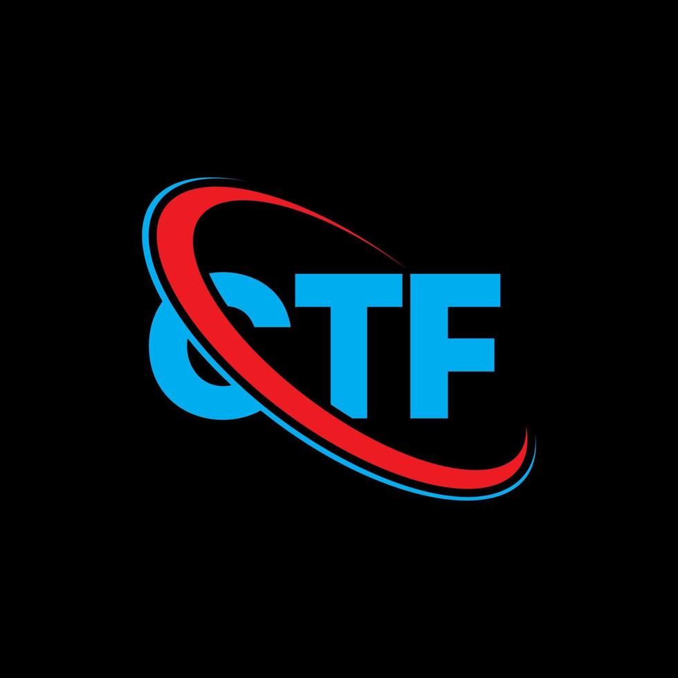Ctf Logo Ctf Letter Ctf Letter Logo Design Initials Ctf Logo Linked With Circle And Uppercase