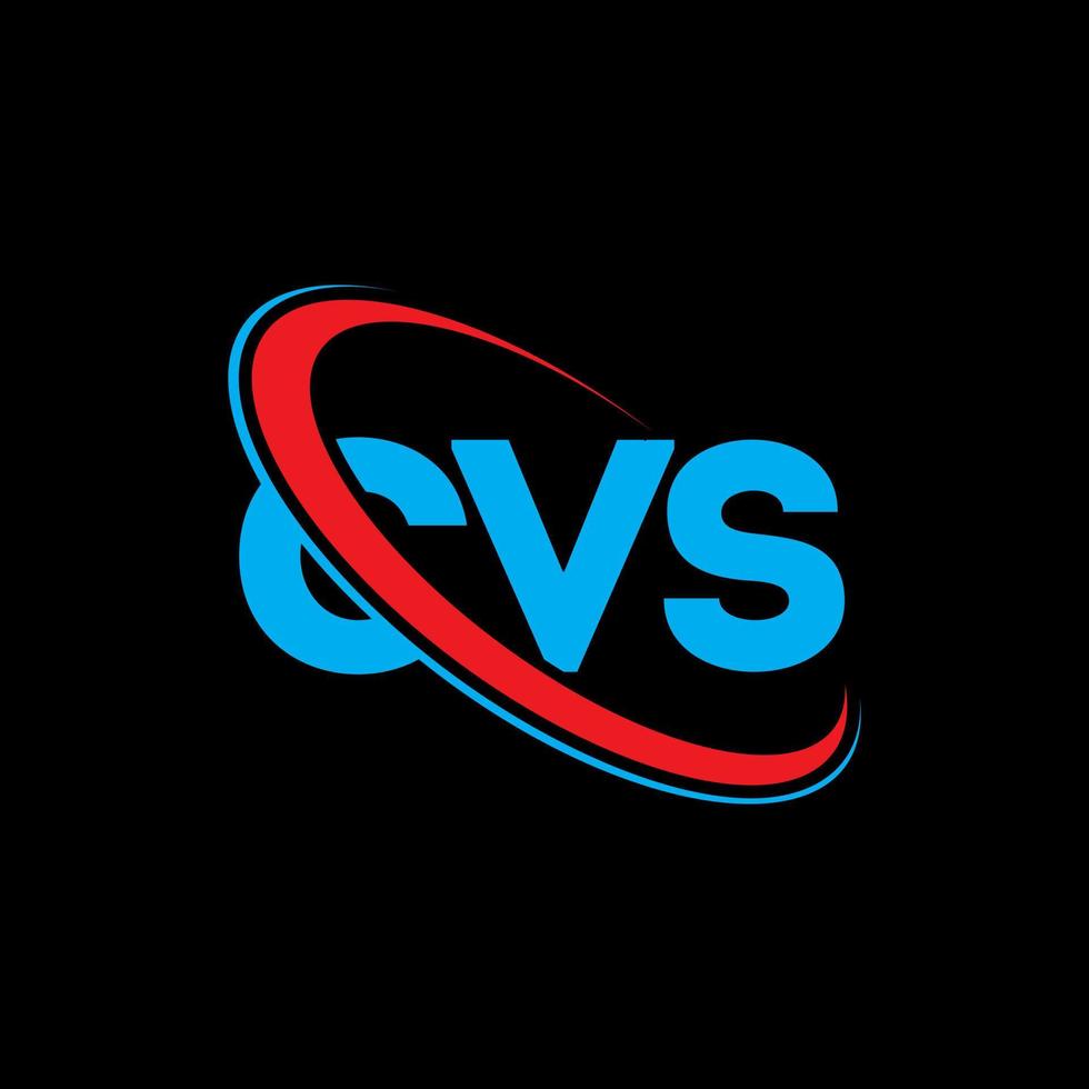 logotipo de cvs. carta cvs. diseño del logotipo de la letra cvs. logotipo de cvs iniciales ...
