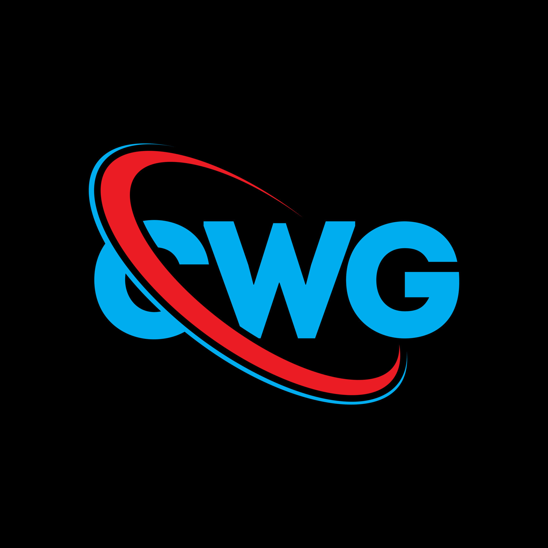 logotipo de CWG. carta cwg. diseño del logotipo de la letra cwg. Logotipo de iniciales cwg ...