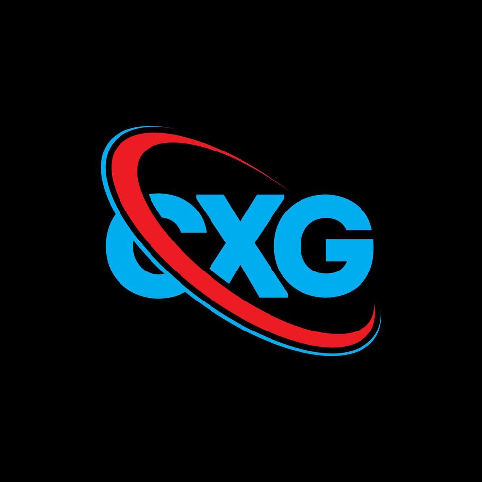 logotipo de cxg. carta cxg. diseño del logotipo de la letra cxg. Logotipo de iniciales cxg ...