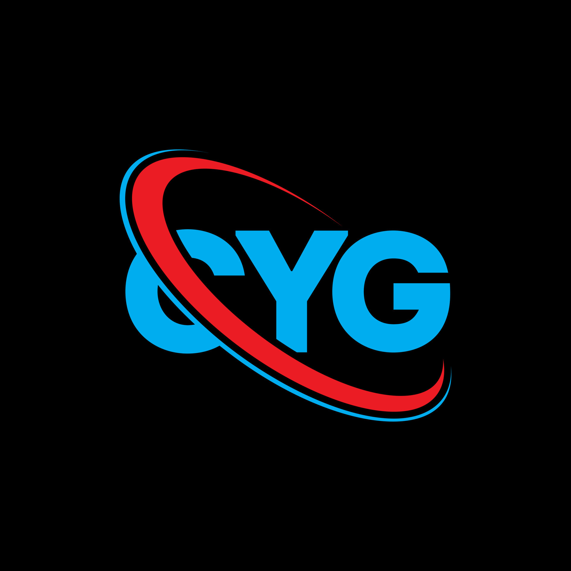 logotipo de cyg. carta de cyg. diseño de logotipo de letra cyg. logotipo de cyg de iniciales ...